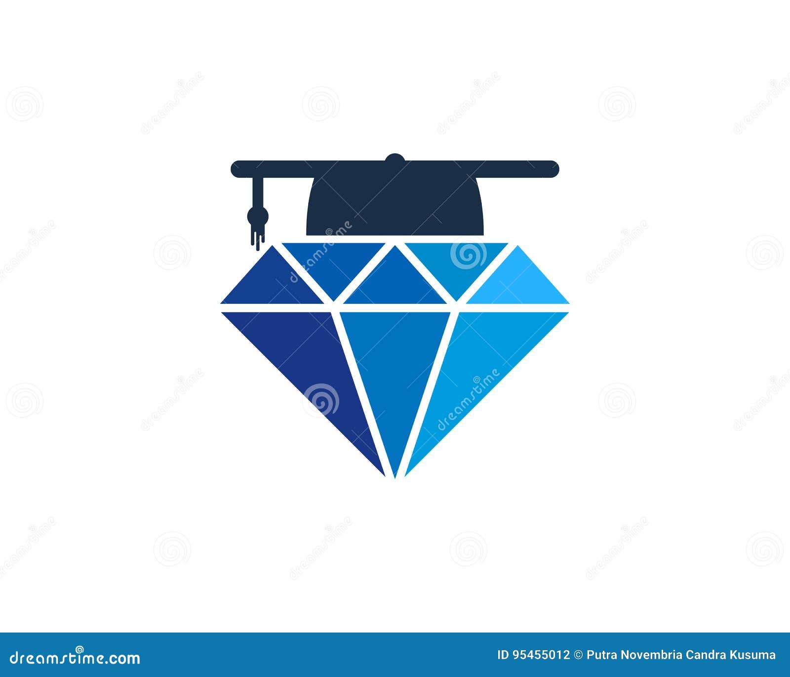 Education Diamond Icon Logo Design Element Stock Vector - Illustration ...