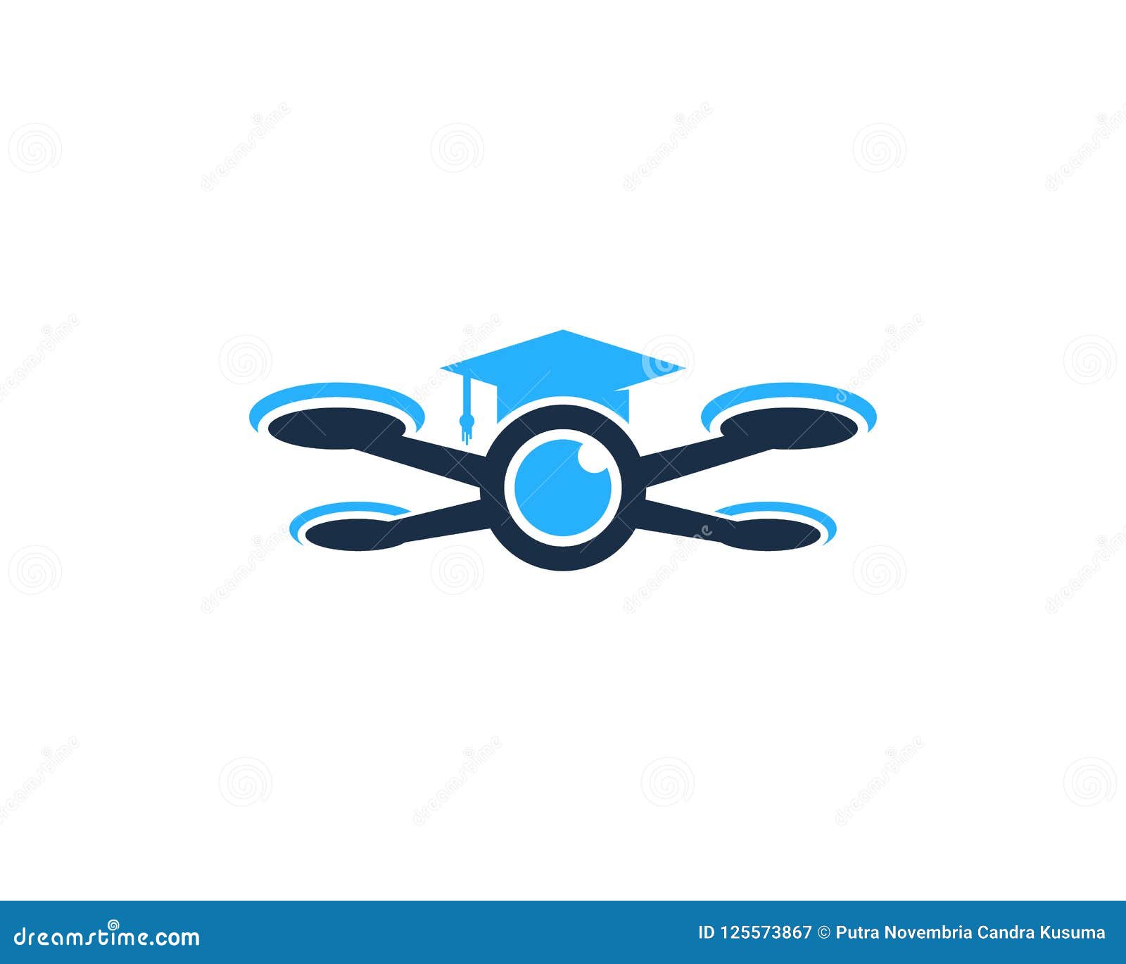 Education Drone Logo Icon Design Stock Vector - Illustration of ...