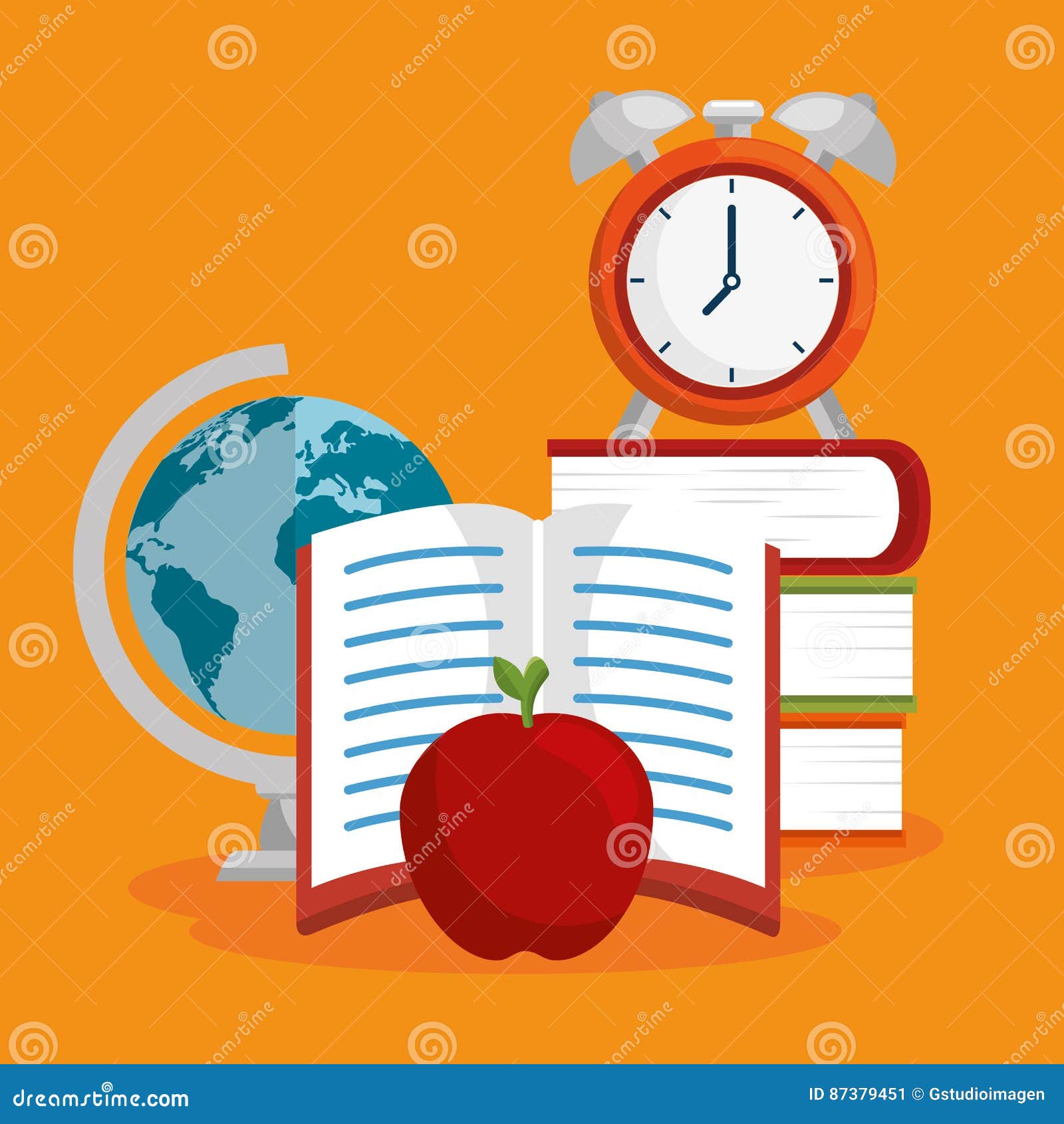 Education Easy Learning Flat Icons Stock Vector - Illustration of ...