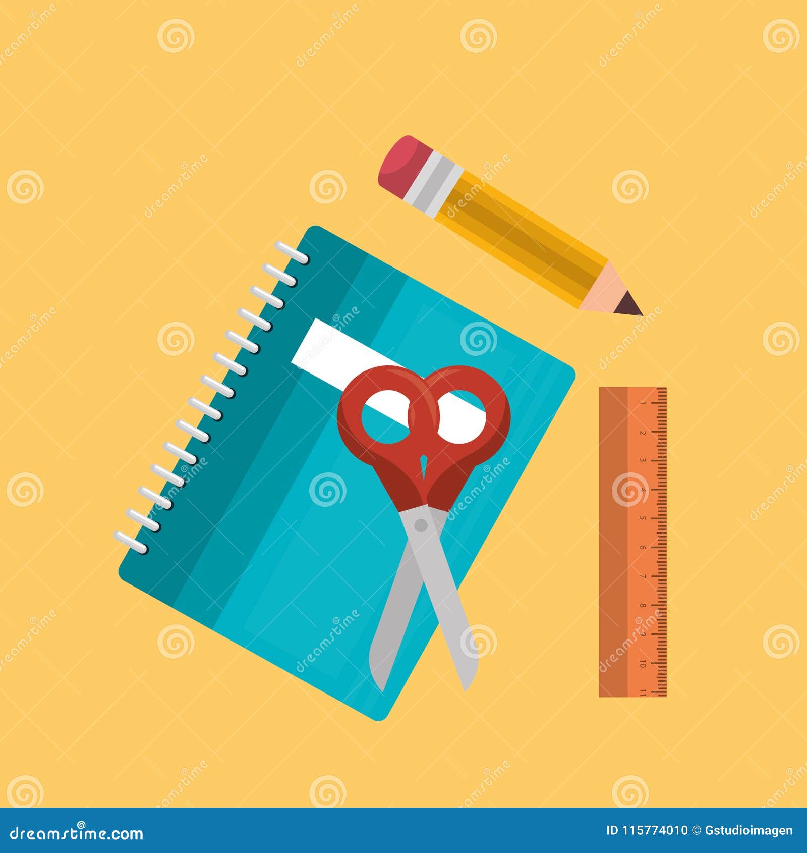 Education Easy Learning Set Icons Stock Vector - Illustration of ...