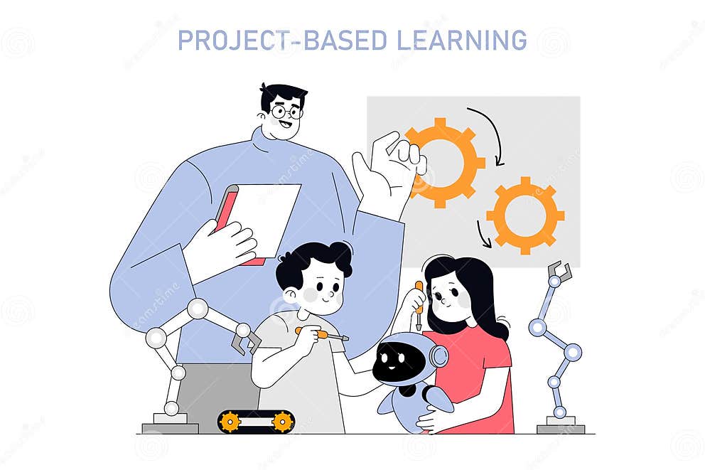 Education. Flat Vector Illustration Stock Vector - Illustration of study, artificial: 330253132