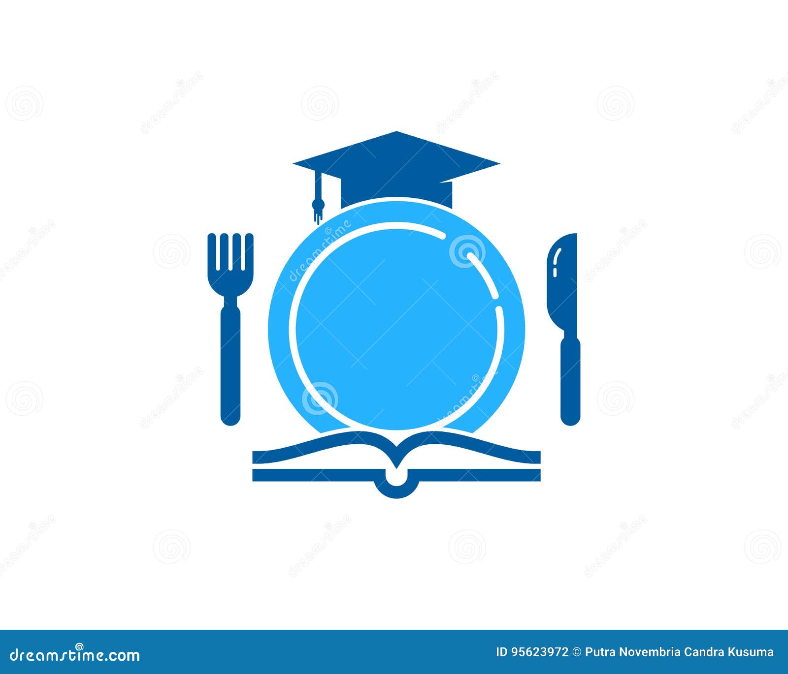 Education Food Icon Logo Design Element Stock Vector - Illustration of ...