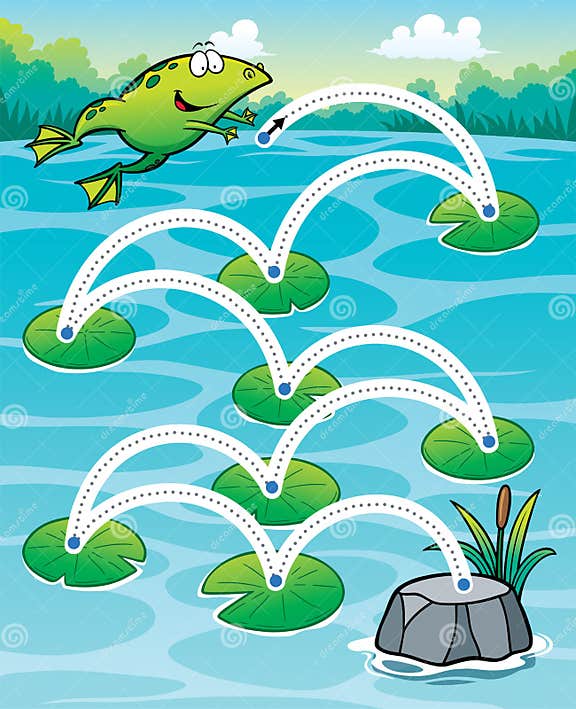 Education Game stock vector. Illustration of coloring - 57973039