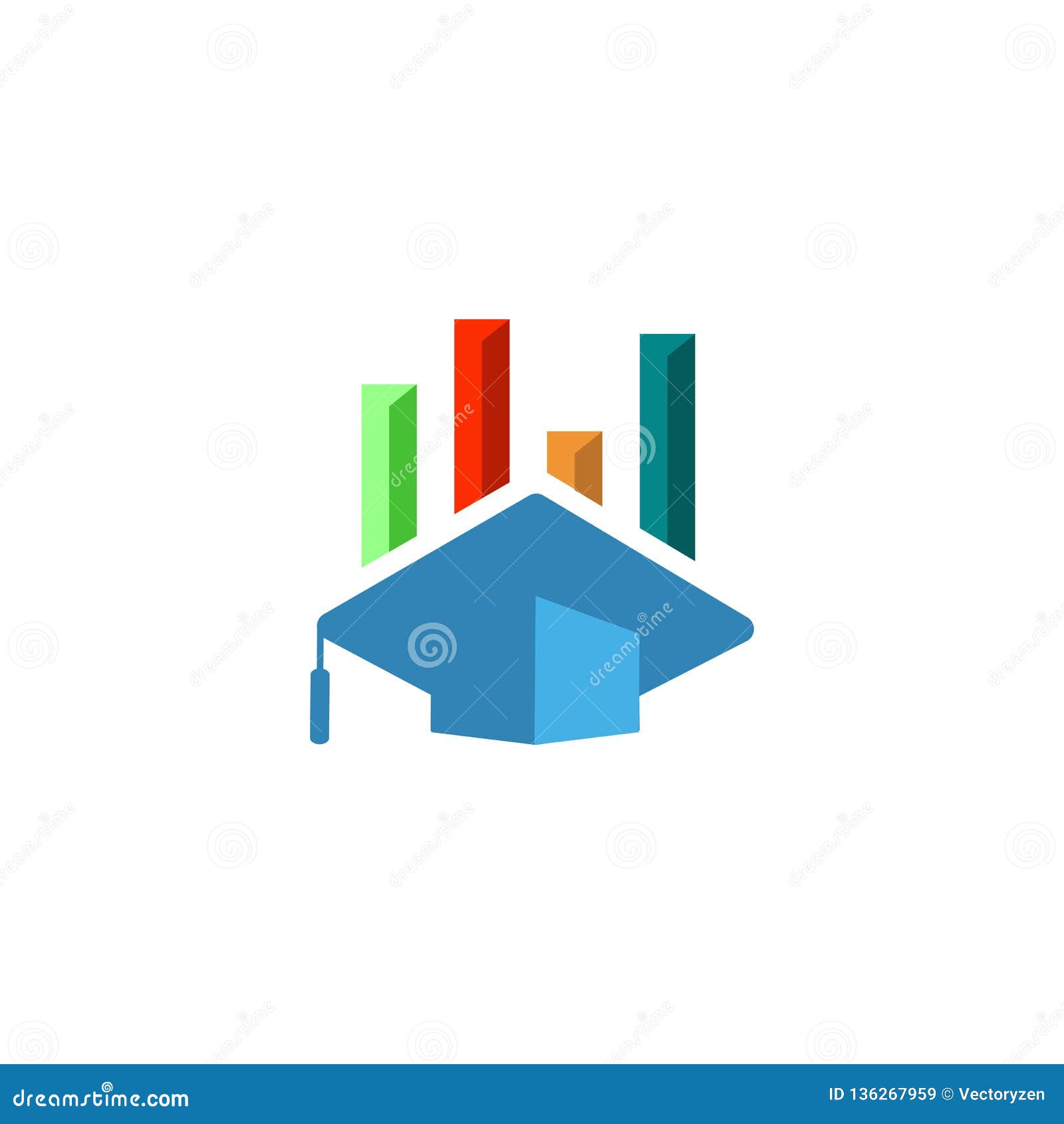 Education, Graduate Logo Vector Illustration, Icon Isolated Elements ...