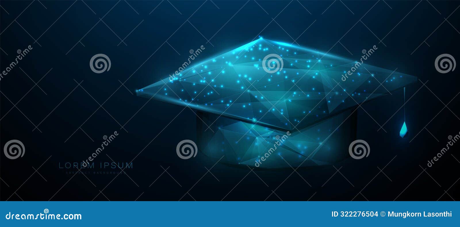 Education and Graduation Concept. Graduation Cap Stock Vector ...