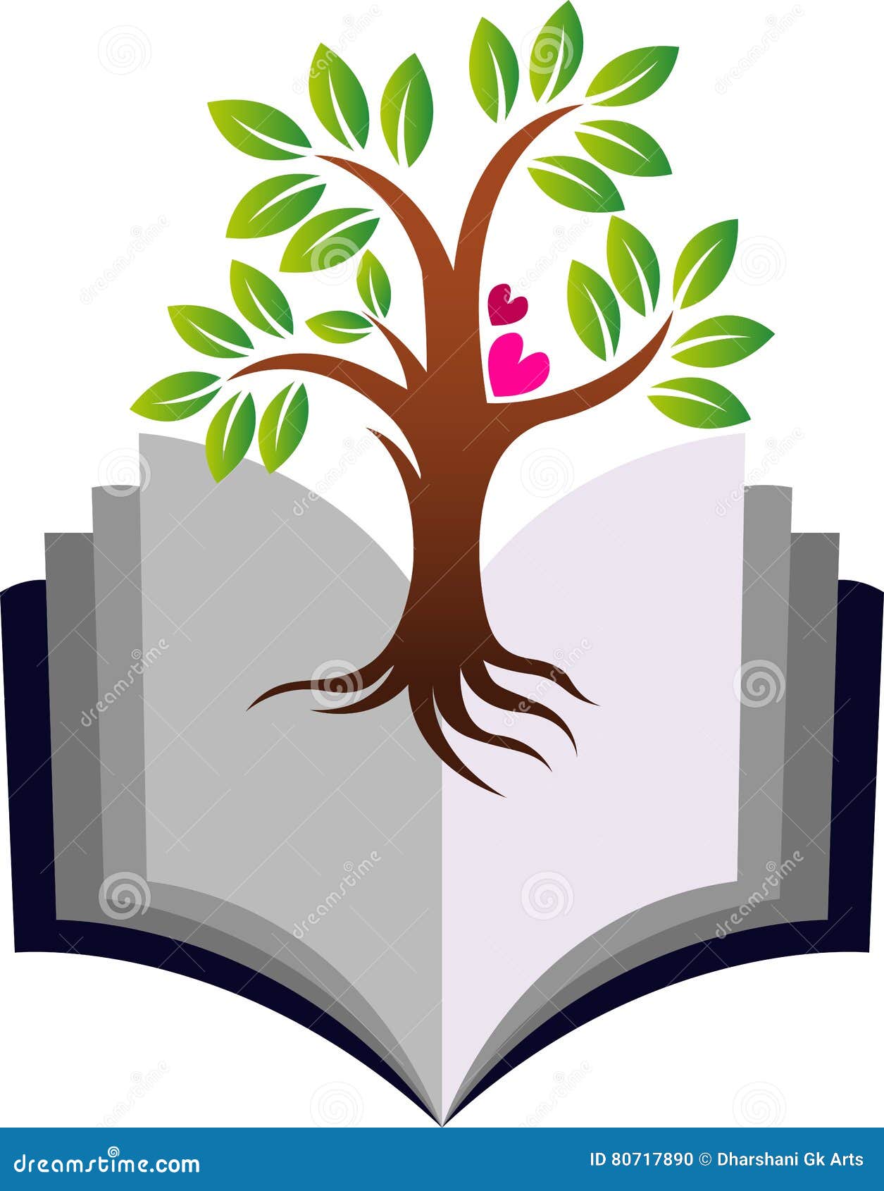 Education growth tree logo stock vector. Illustration of isolated ...