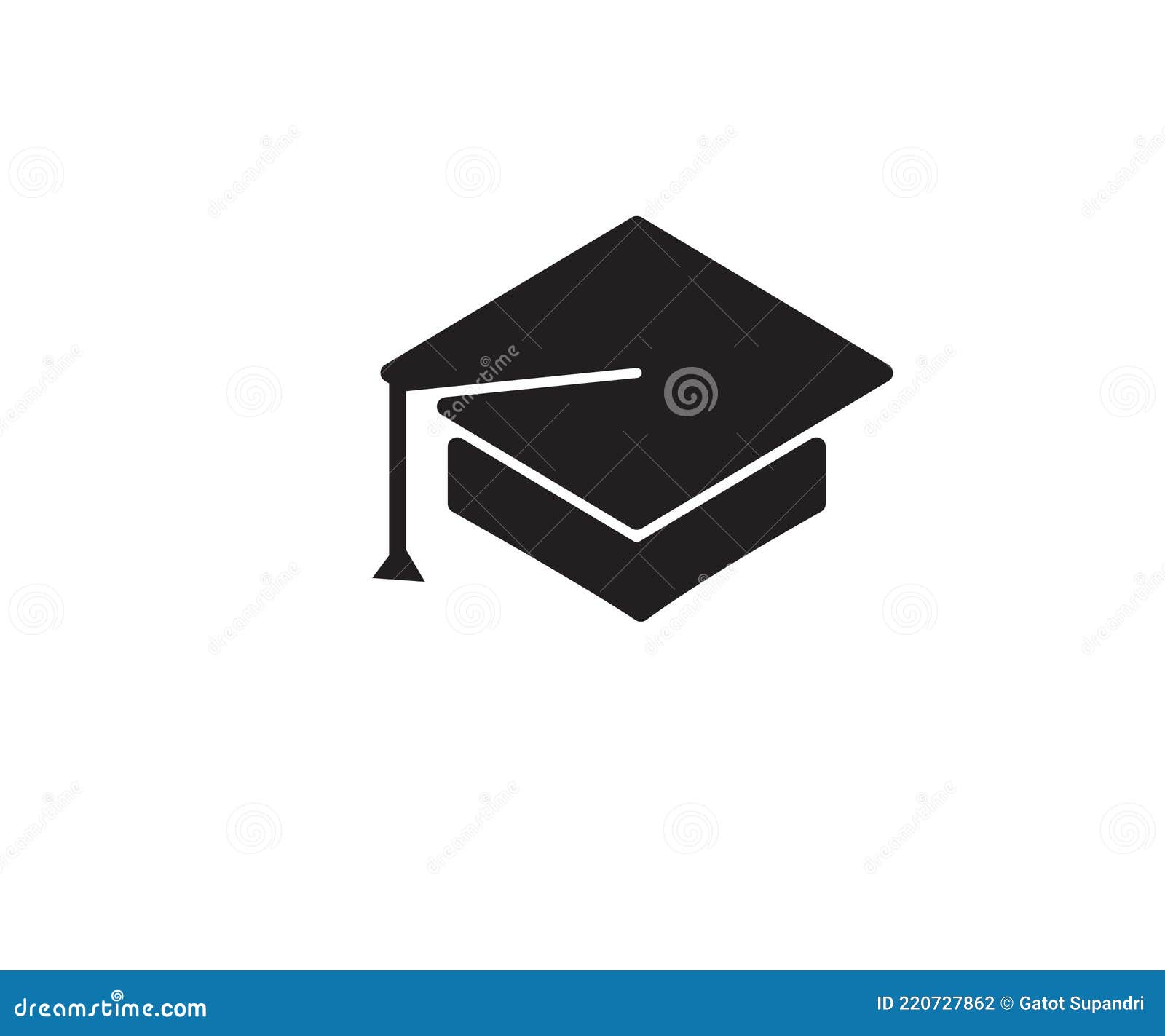 Education Hat Icon Vector Logo Design Template Stock Vector ...