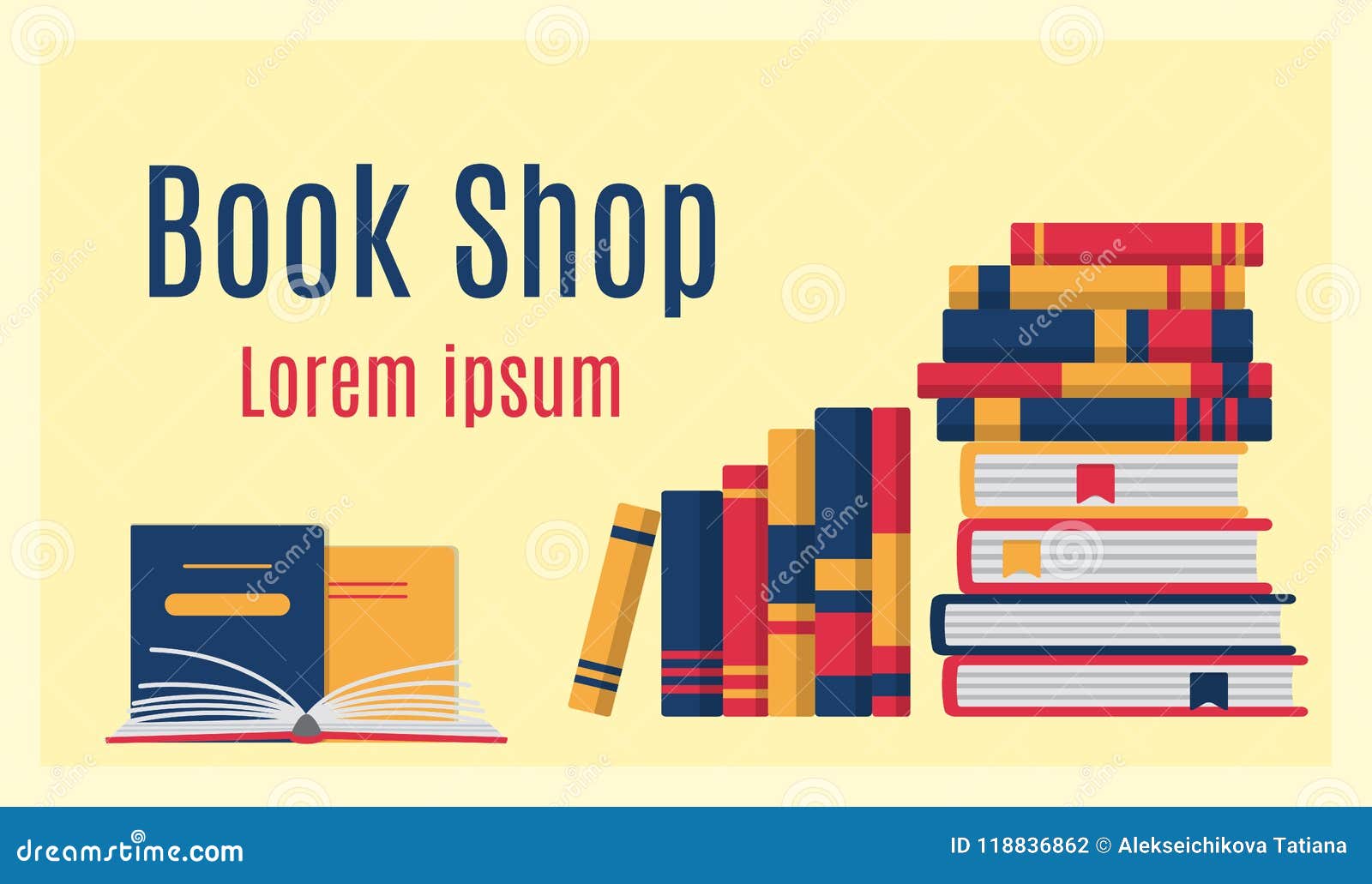 Education Horizontal Banner Stock Vector - Illustration of bookworm ...