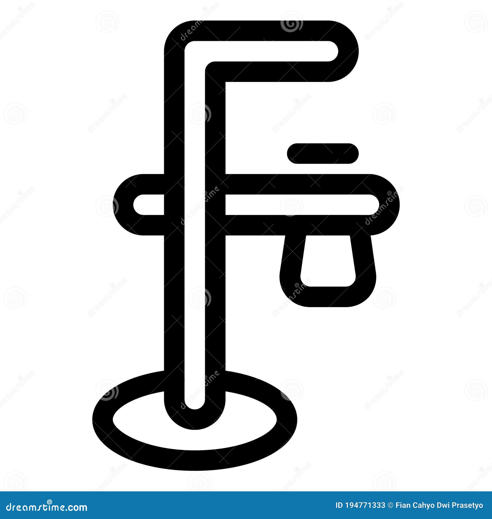 Education Icon Black and White Line Stock Vector - Illustration of ...