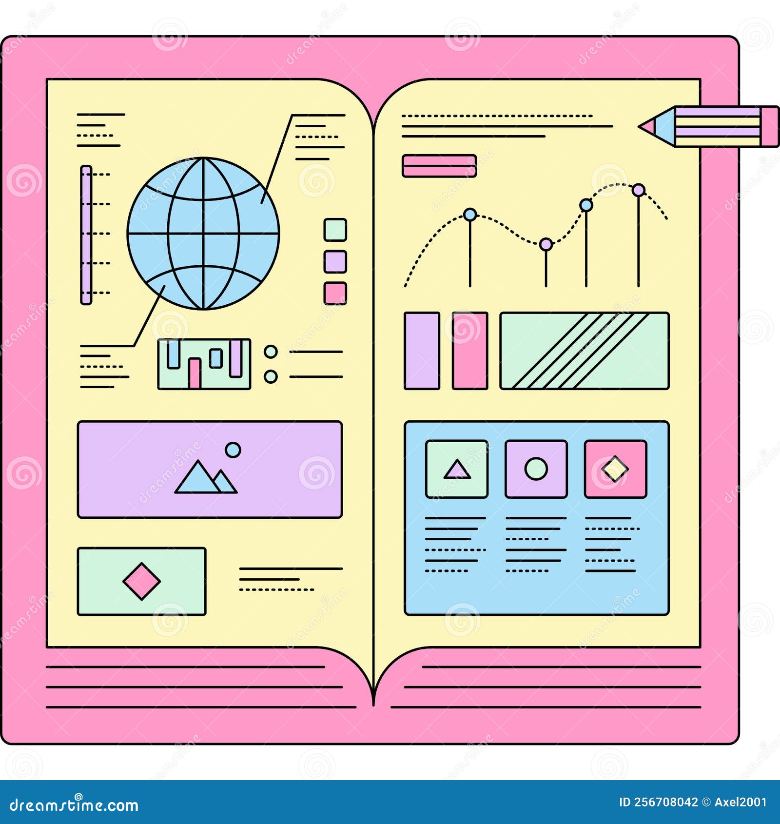 Education Icon School Book Vector Science Design Stock Vector ...