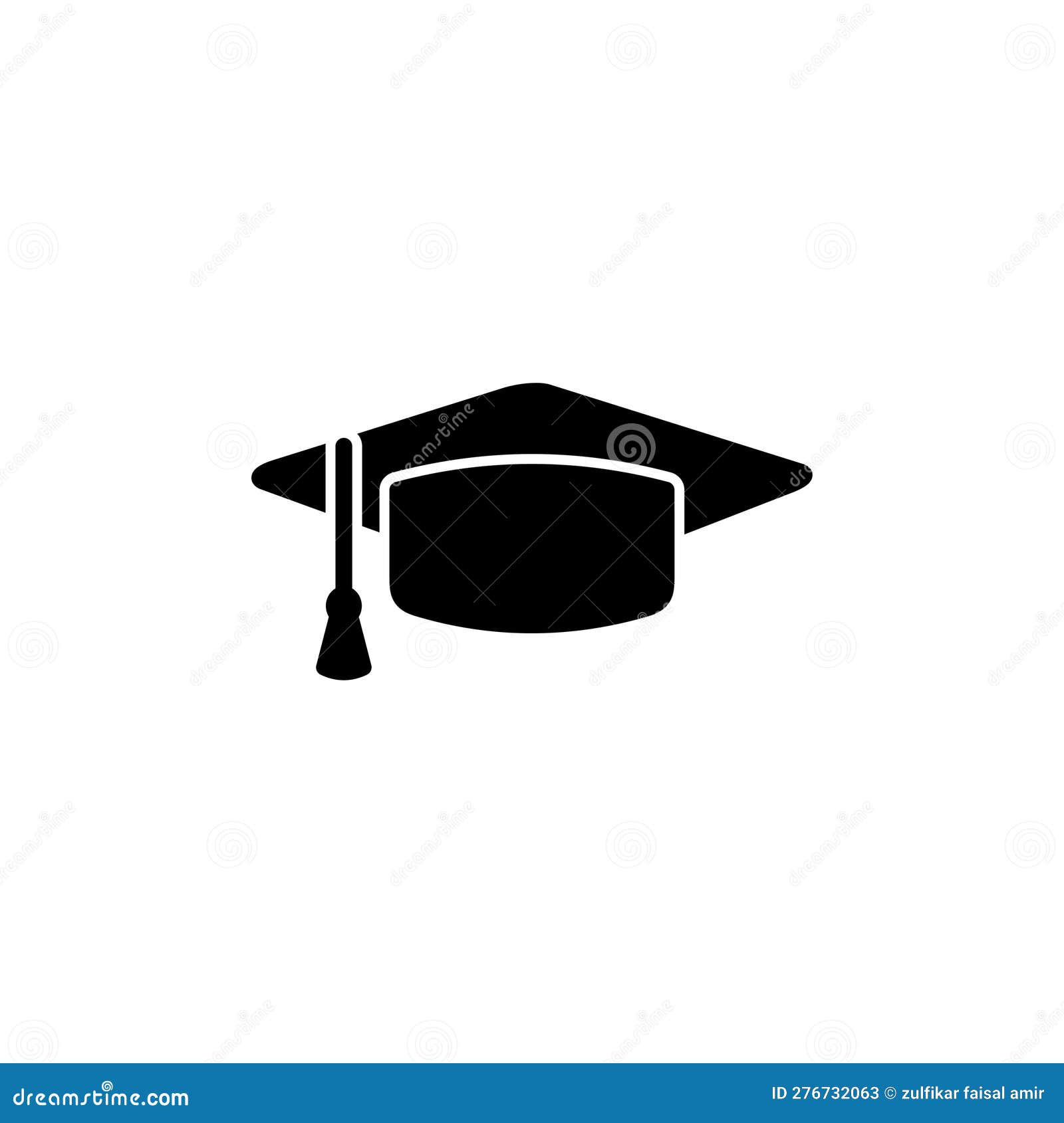 Education Icon . Graduation Cap Icon Vector Stock Vector - Illustration ...