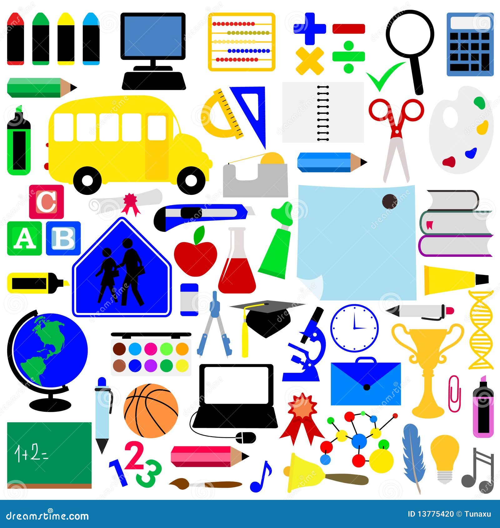 Education icons stock vector. Illustration of paper, book - 13775420