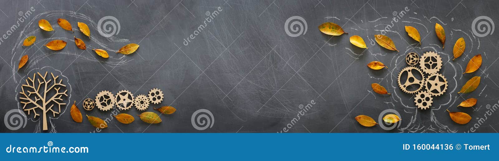 Education Image of Tree with Cog Wheels. Concept of Learning and ...