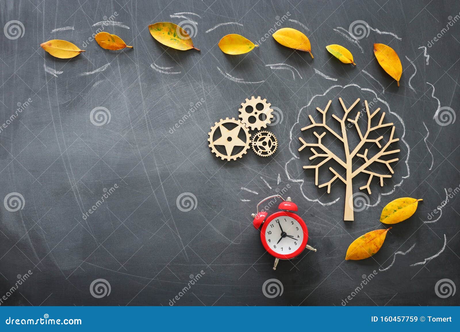 Education Image of Tree with Cog Wheels. Concept of Learning and ...