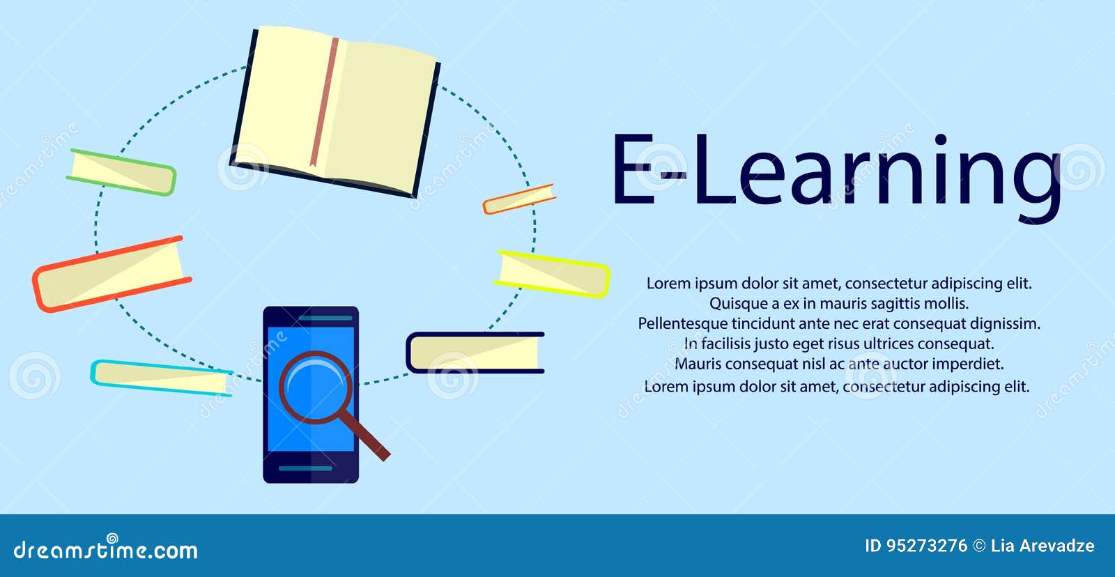 Education Infographic. Flat Vector Illustration for E-learning and ...