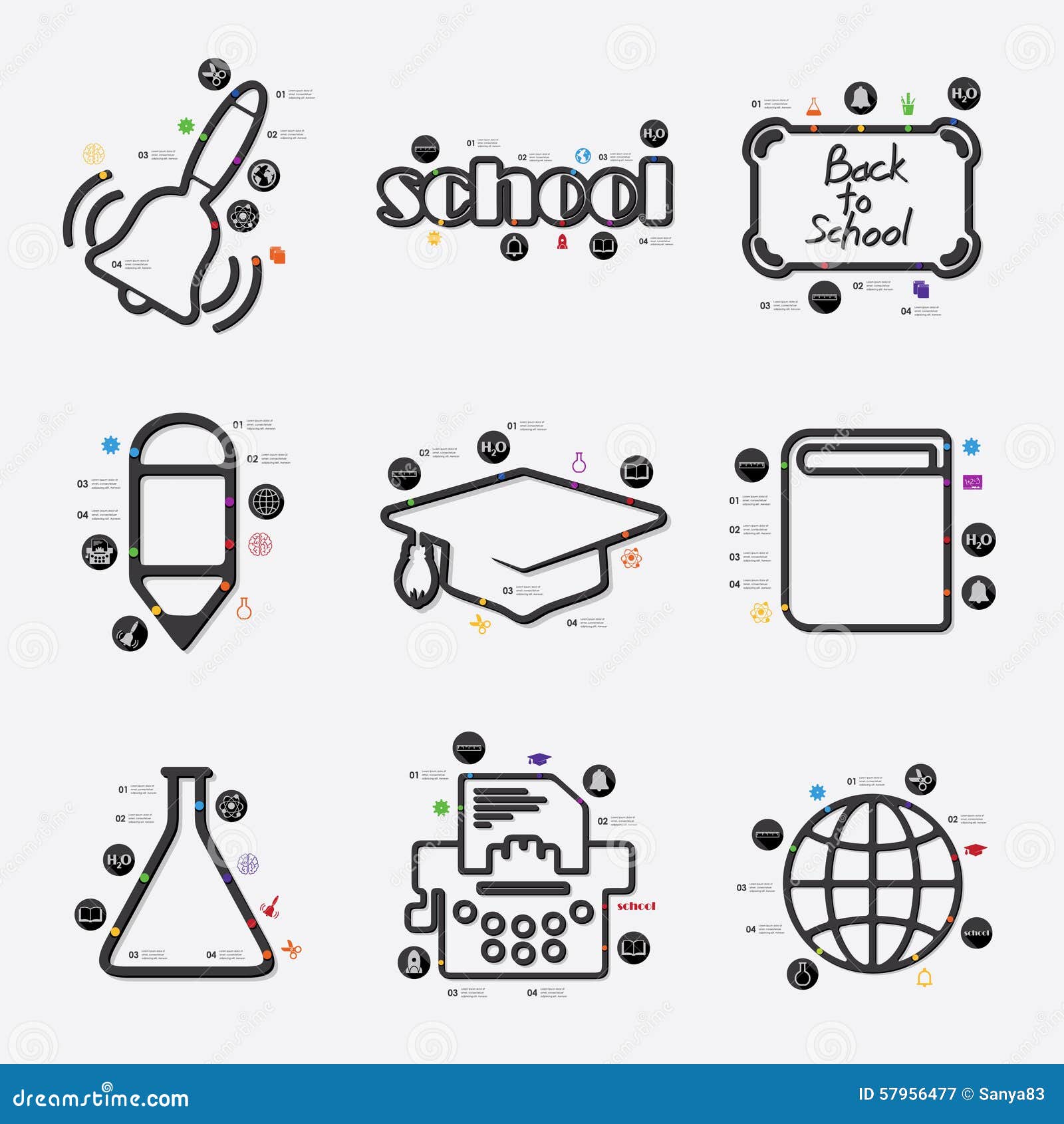 Education infographic stock vector. Illustration of knowledge - 57956477