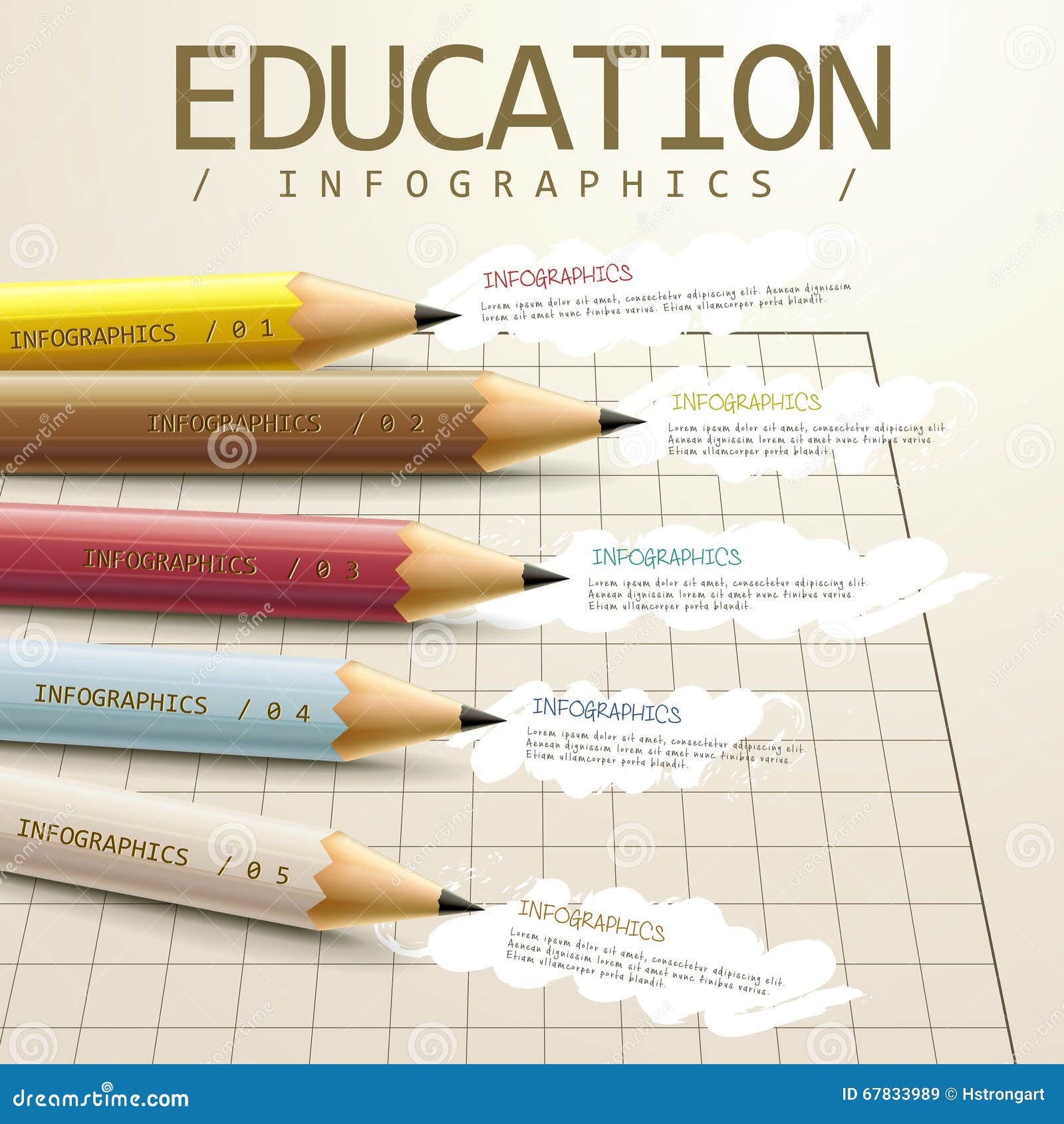 Education Infographic Template Design Stock Vector - Illustration of ...