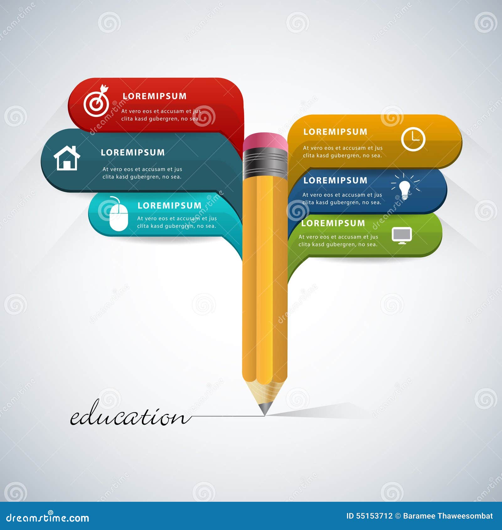 Education infographic. stock vector. Illustration of chart - 55153712