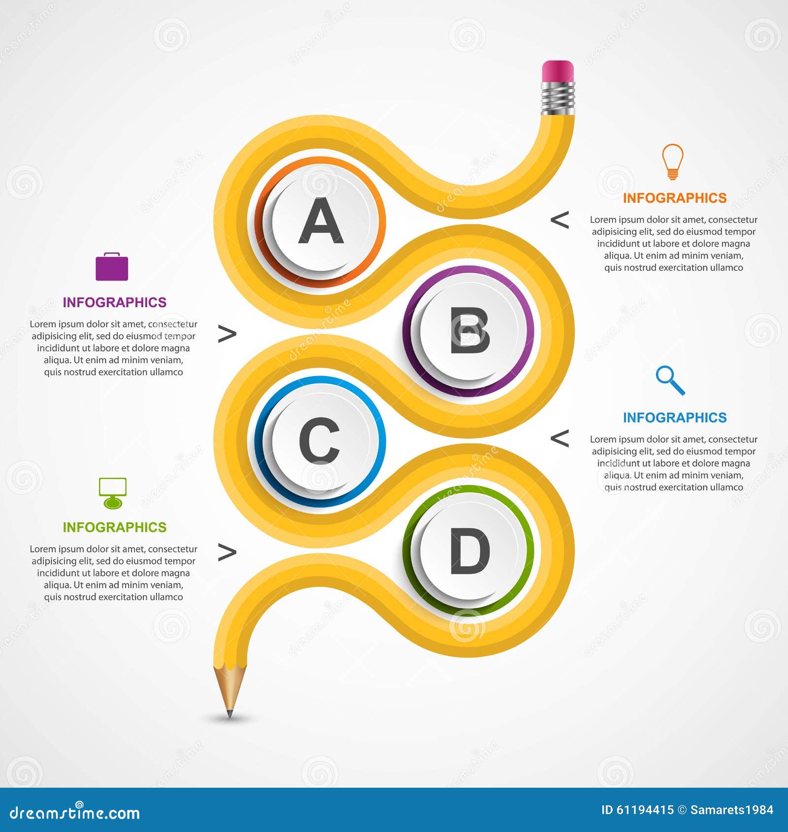 Pencil Curved Lines Stock Photography | CartoonDealer.com #1802714