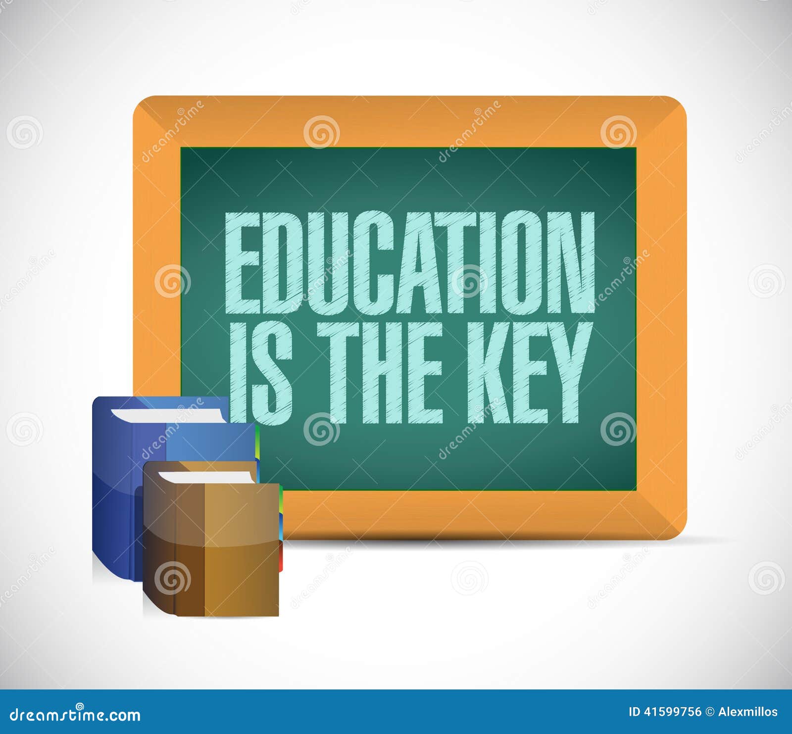 Education is the Key Sign Illustration Design Stock Illustration ...