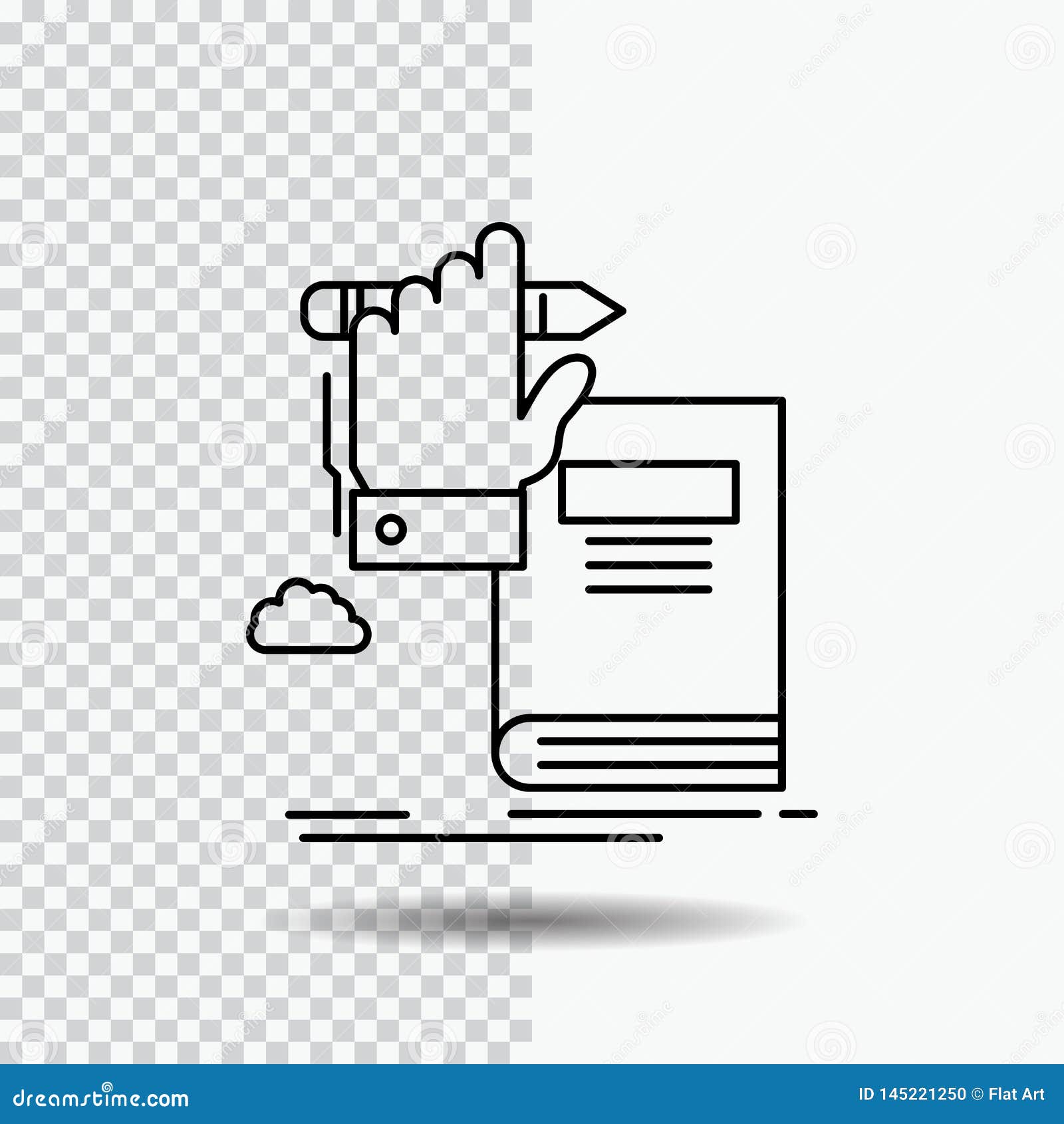 Education, Knowledge, Learning, Progress, Growth Line Icon on ...