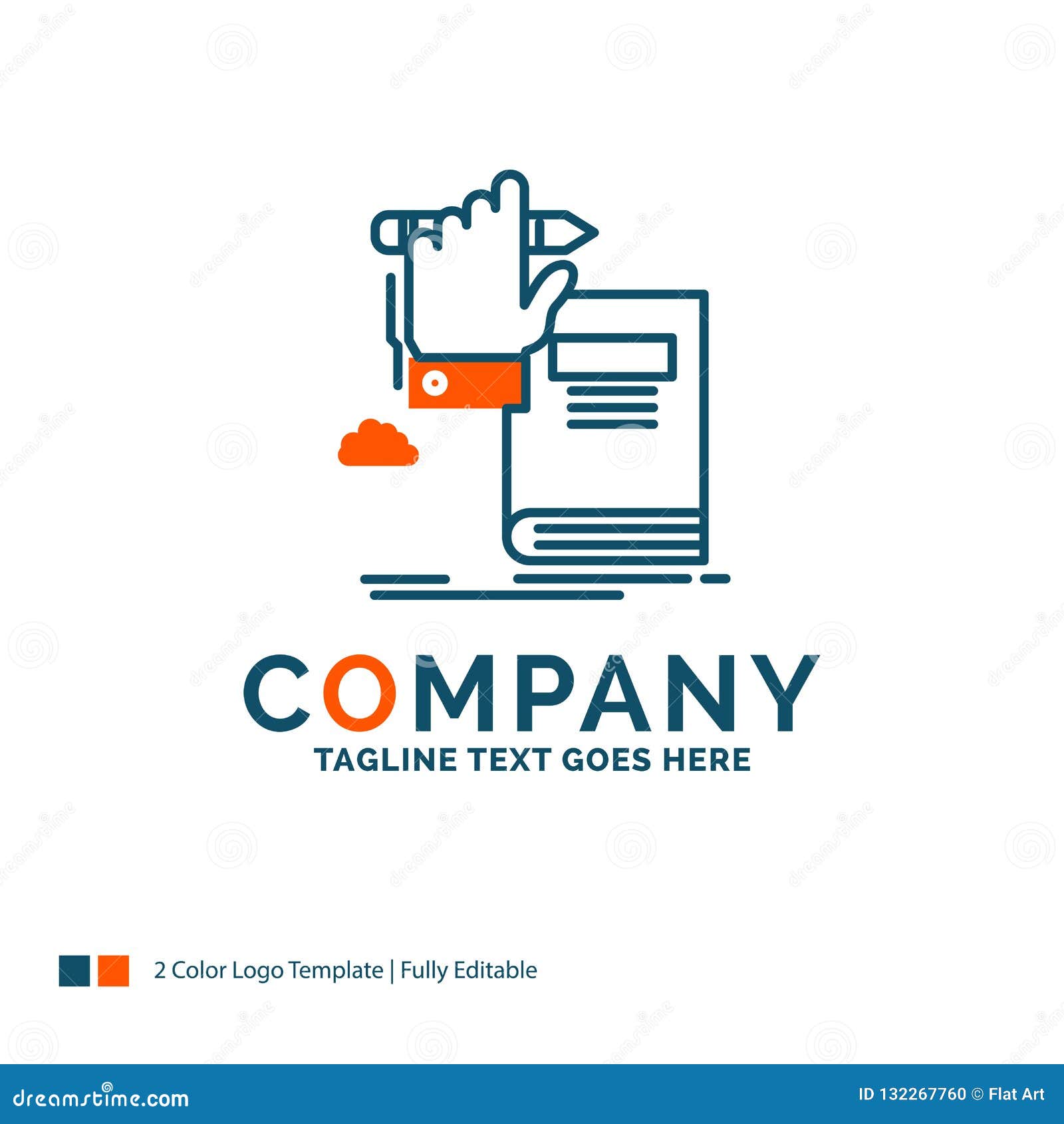 Education, Knowledge, Learning, Progress, Growth Logo Design. Bl Stock ...