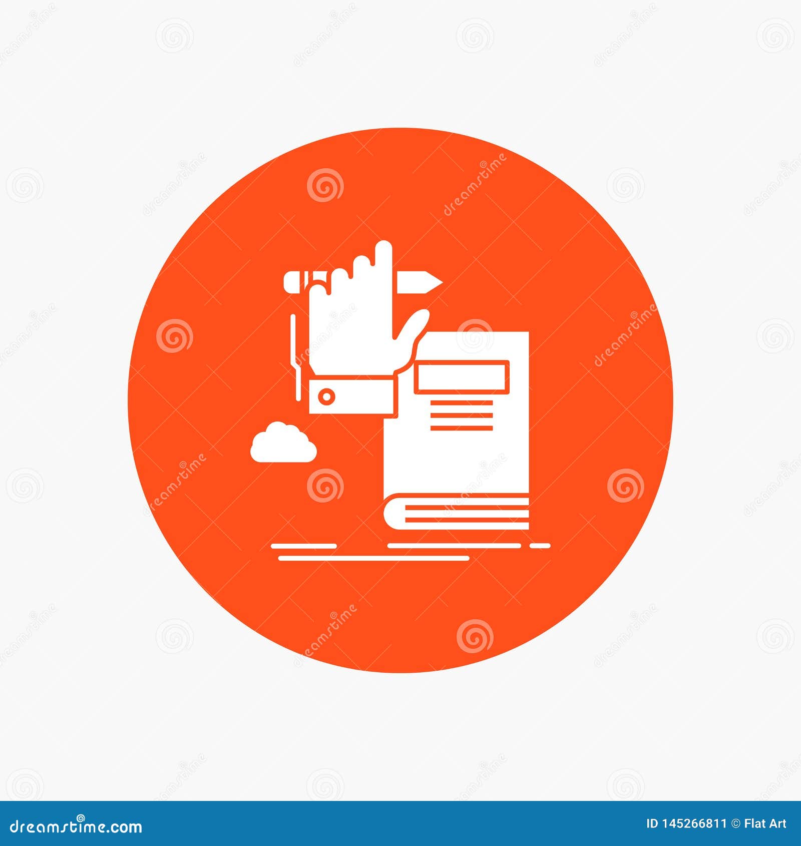 Education, Knowledge, Learning, Progress, Growth White Glyph Icon in ...