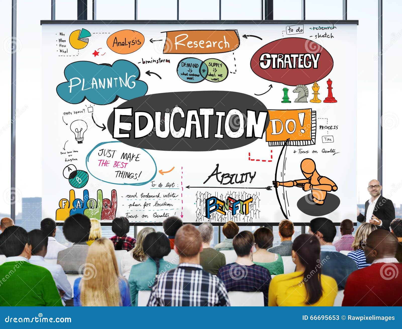 Education Knowledge Studying Learning University Concept Stock Image ...
