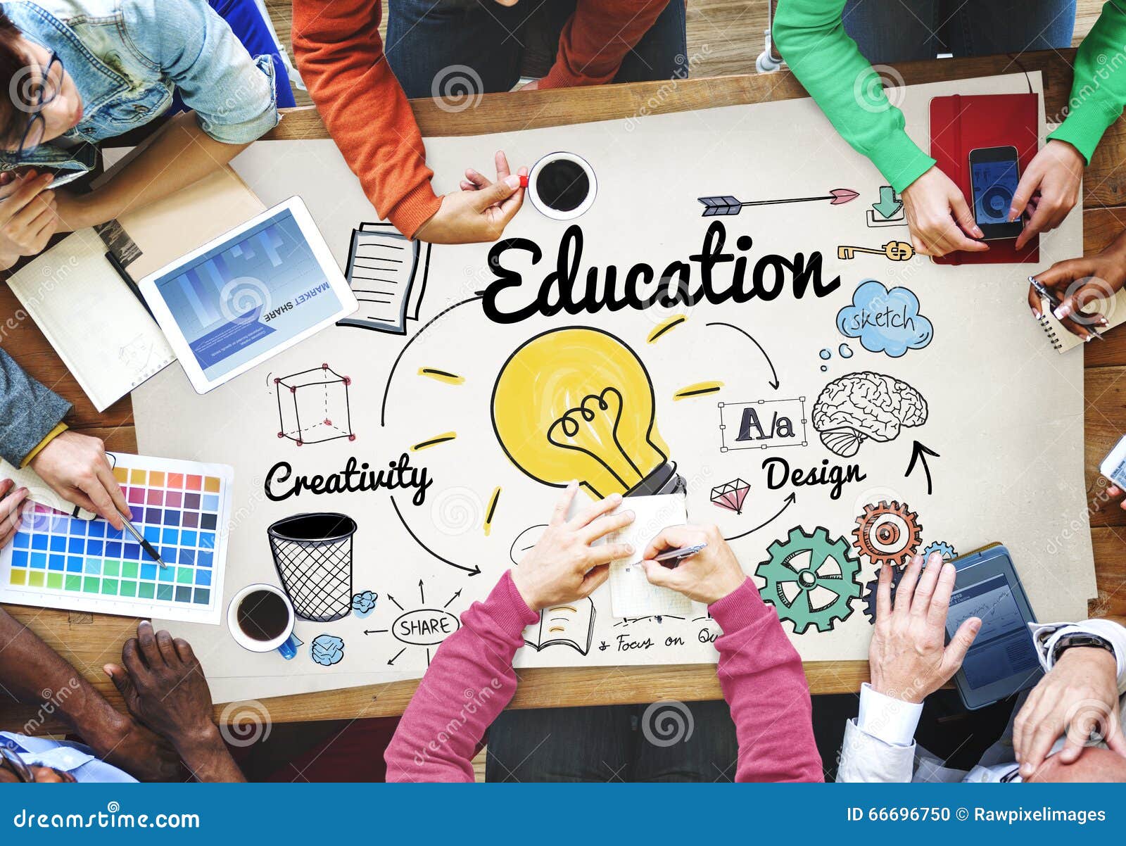 Education Knowledge Studying Learning University Concept Stock Photo ...