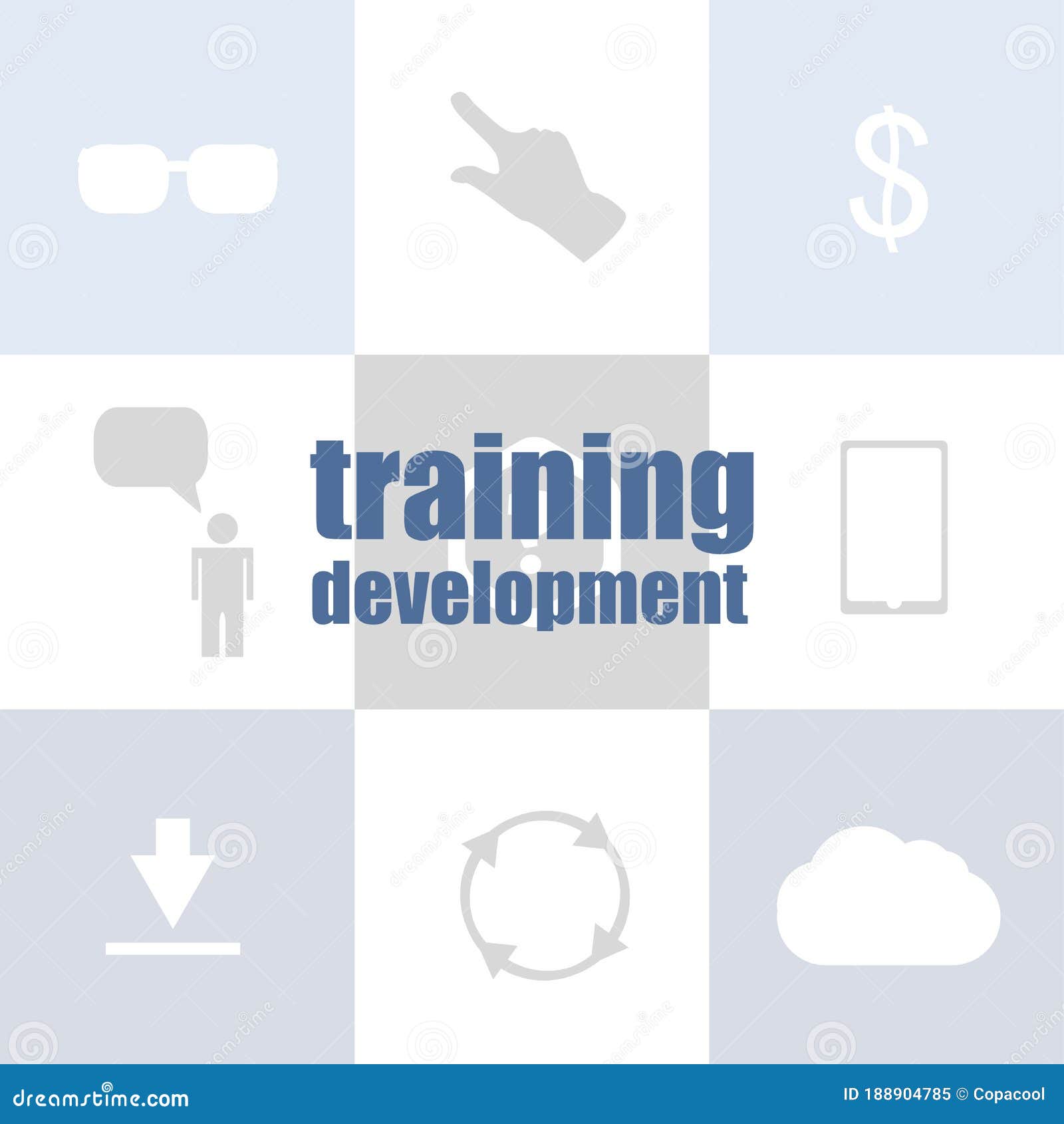 Education and Learn Concept: Training Development . Infographic of ...