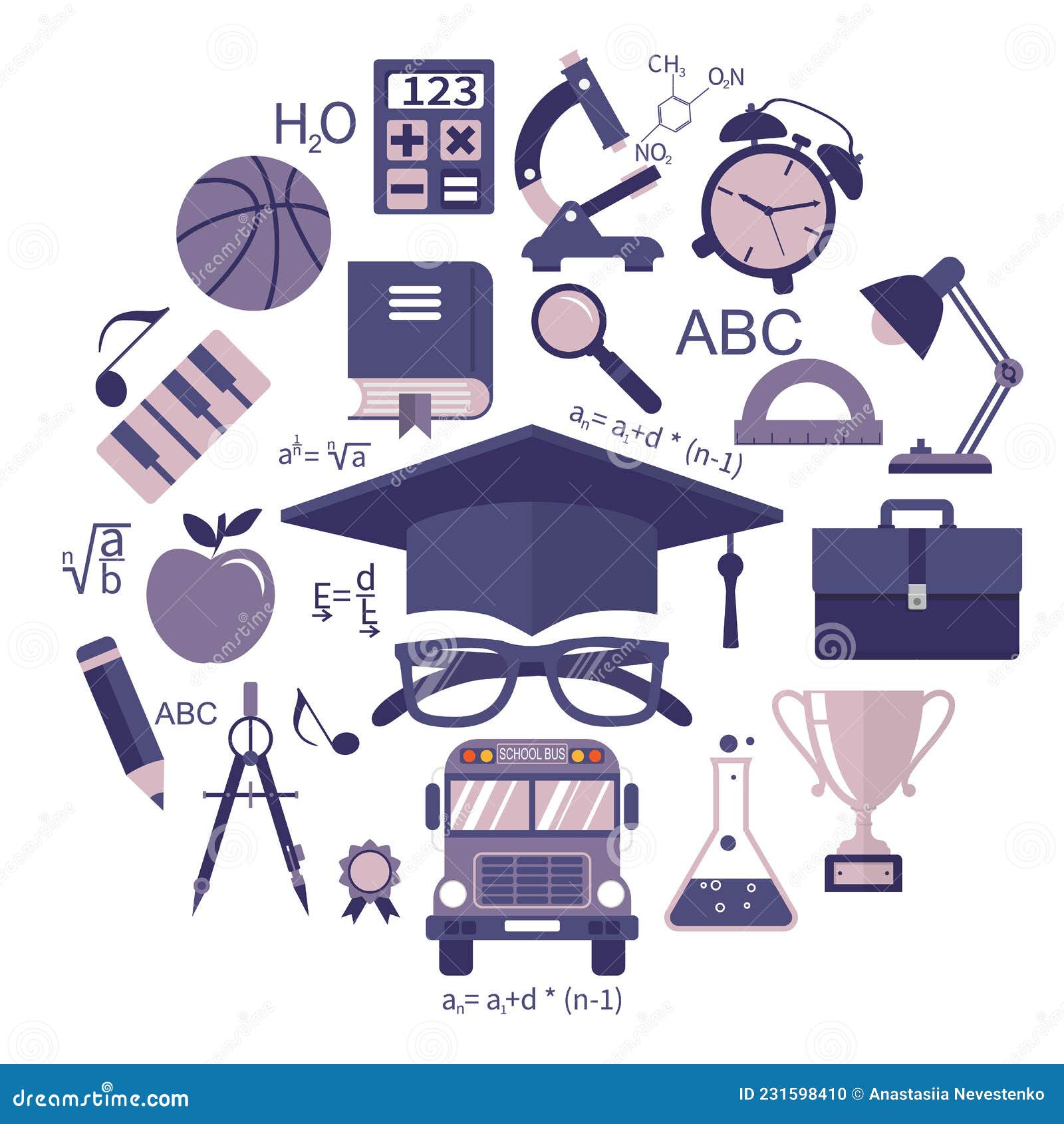 Education and Learning Concepts. Vector Flat Stock Vector ...