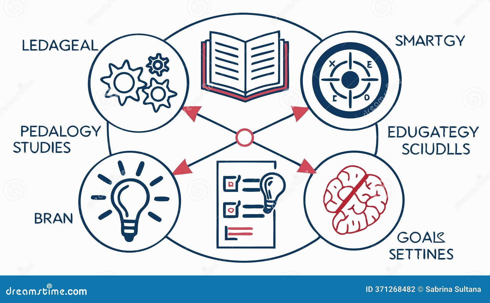 Knowledge Is The Path To Success. The Man On Top Of A Mountain Of Books ...