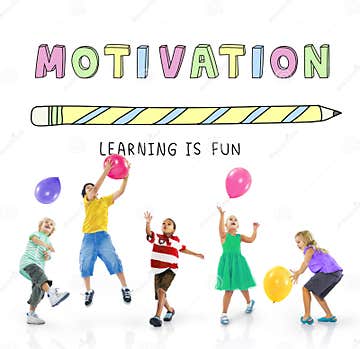 Education Learning is Fun Children Graphic Concept Stock Image - Image ...