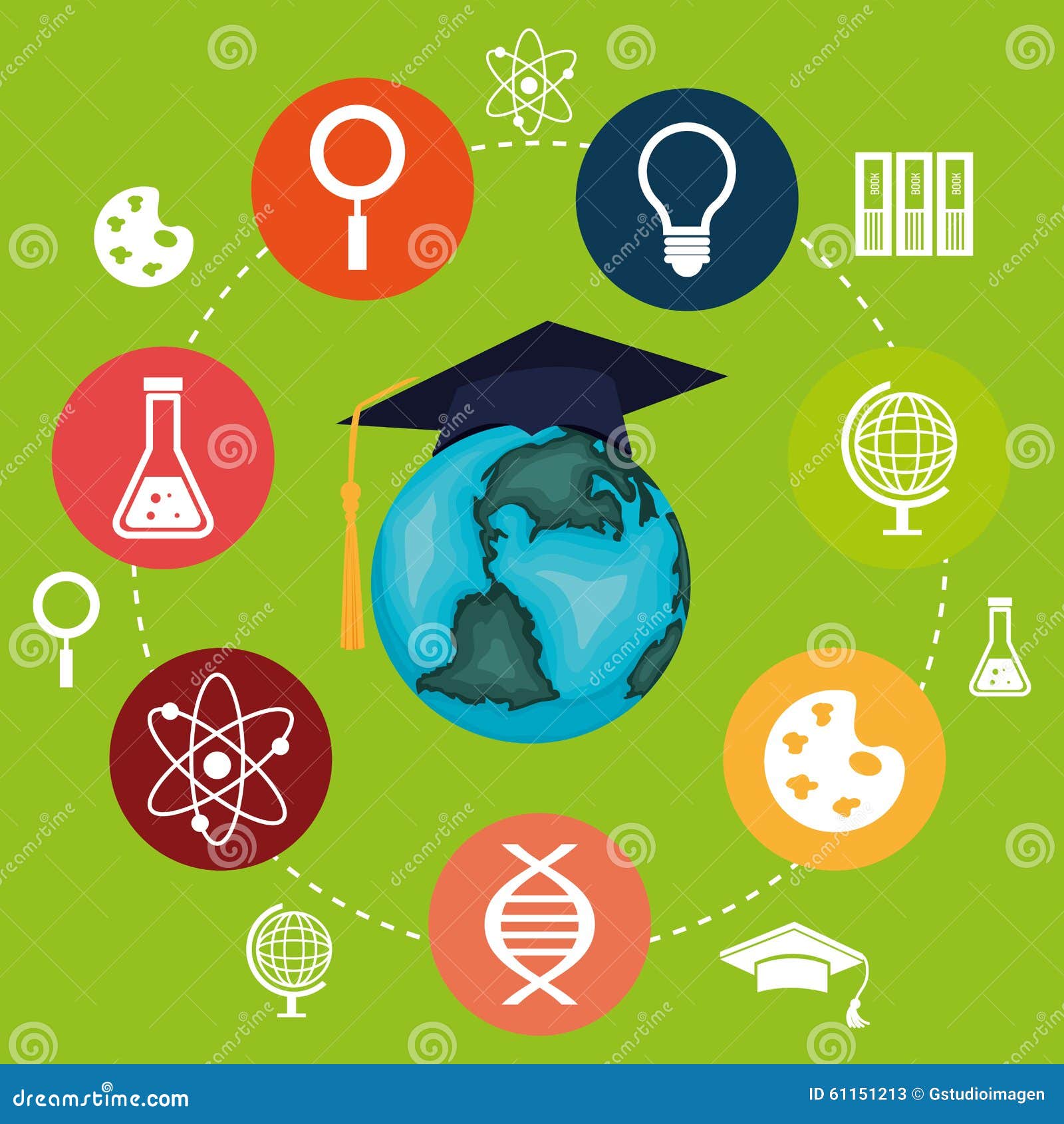 Education and learning stock vector. Illustration of class - 61151213