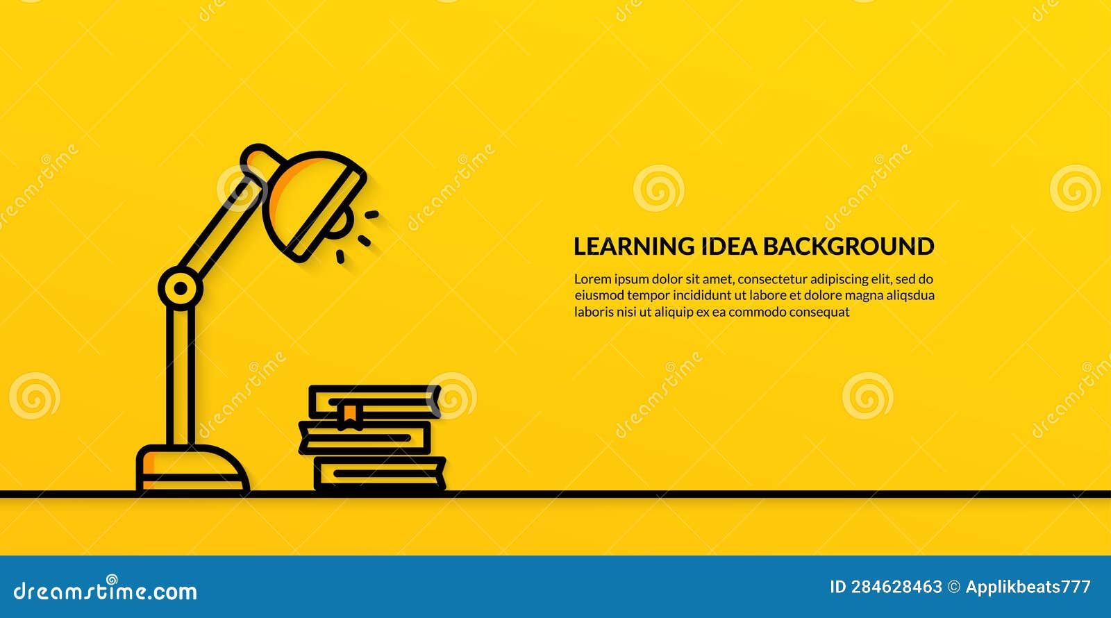 Education, Learning Idea with Light on Yellow Background, Back To ...
