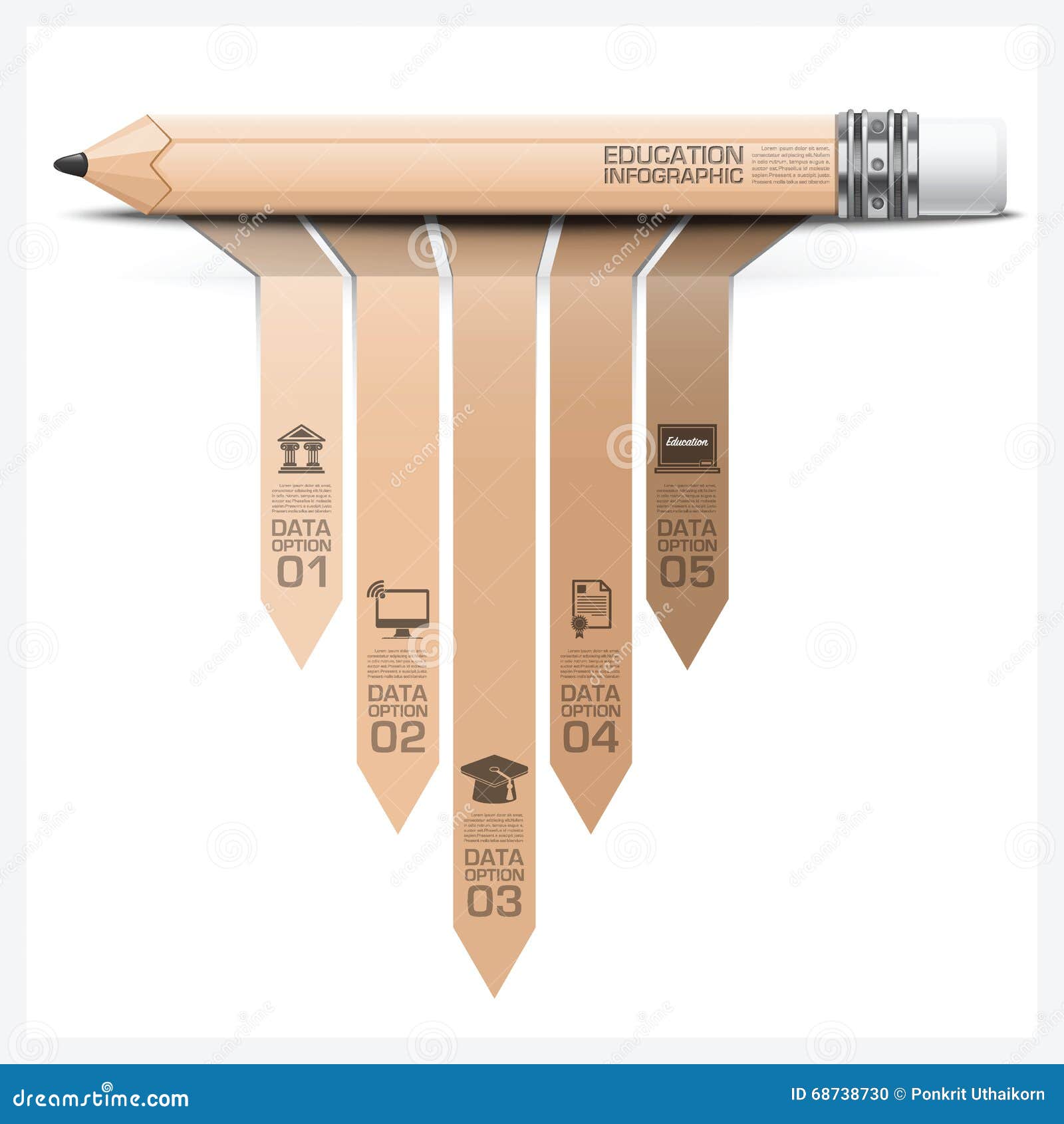 Learning Arrow Stock Photo | CartoonDealer.com #45789360