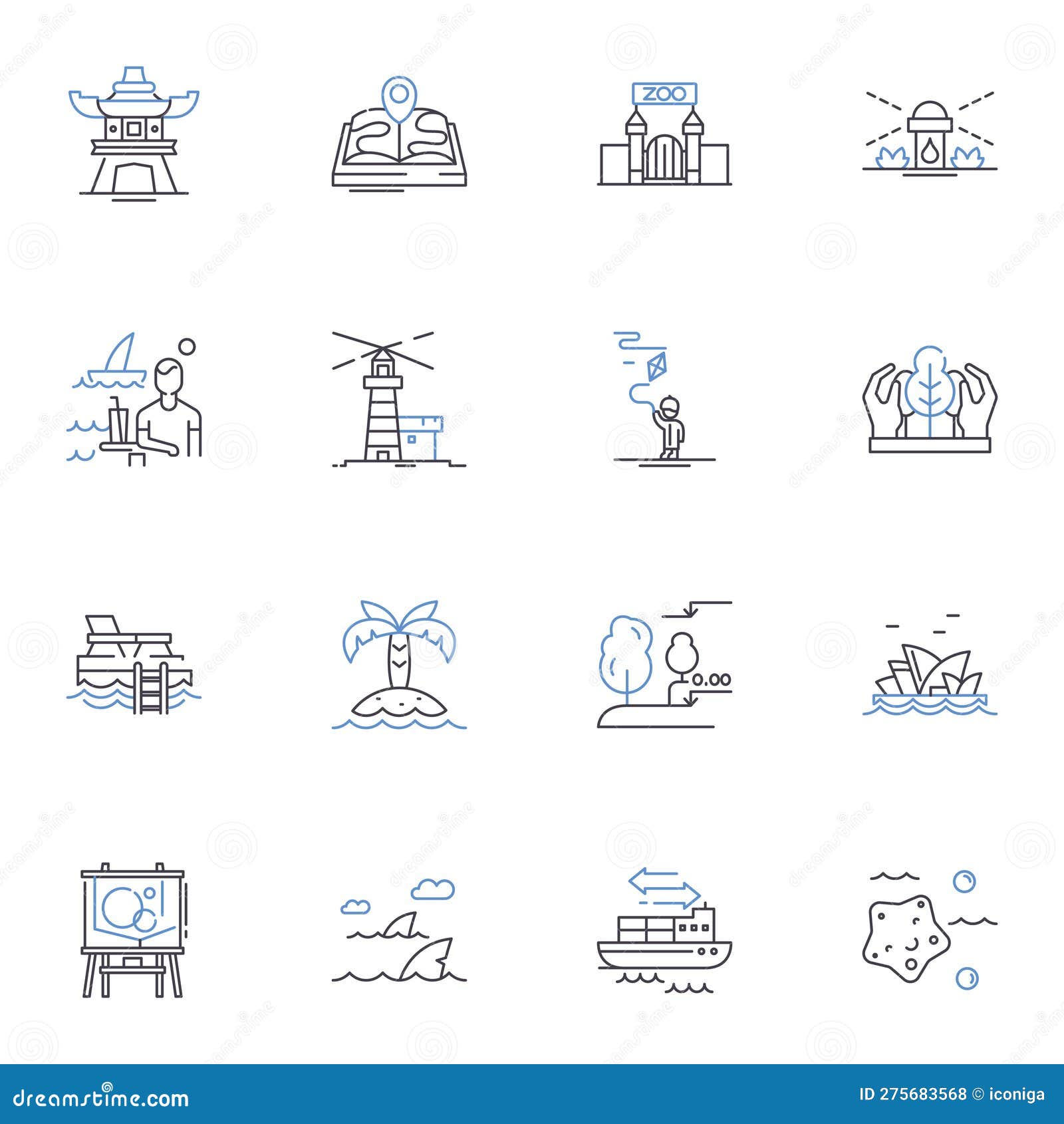 Education and Learning Line Icons Collection. Knowledge, Practice ...