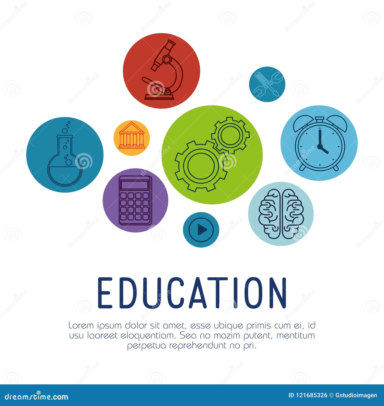 Education Learning Set Icons Stock Vector - Illustration of study ... Education Learning Set Icons Stock Vector - Illustration of study ...