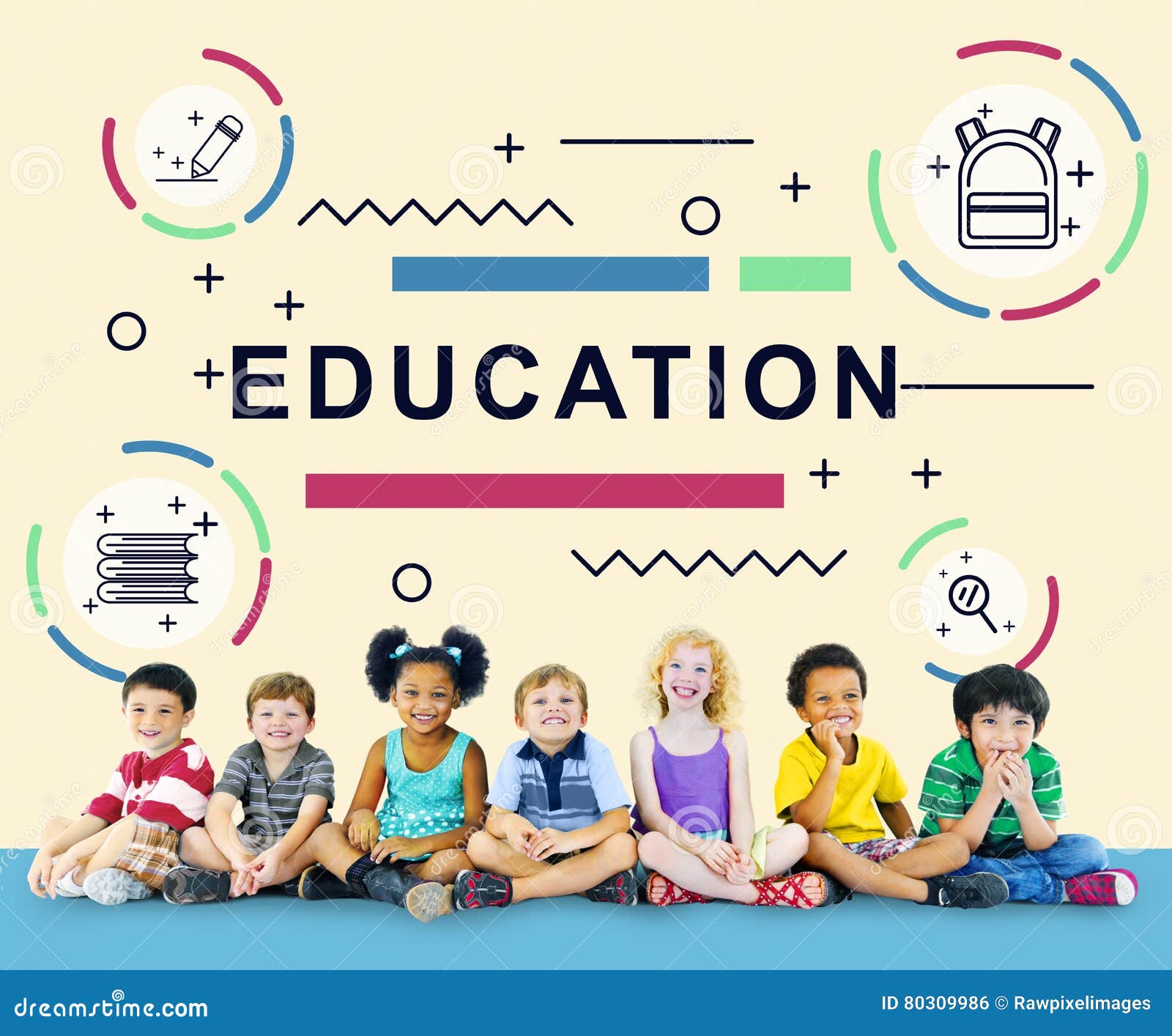 Education Learning Students Development People Graphic Concept Stock ...