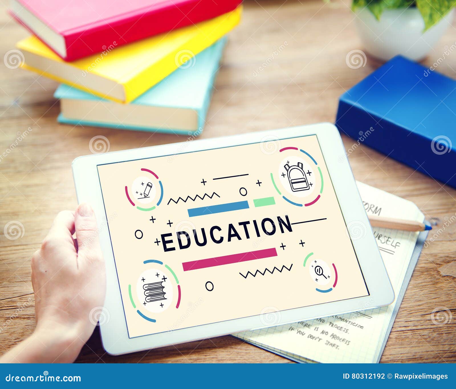 Education Learning Students Development People Graphic Concept Stock ...