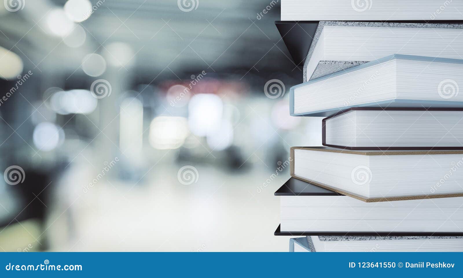 Education and Library Concept Stock Illustration - Illustration of ...