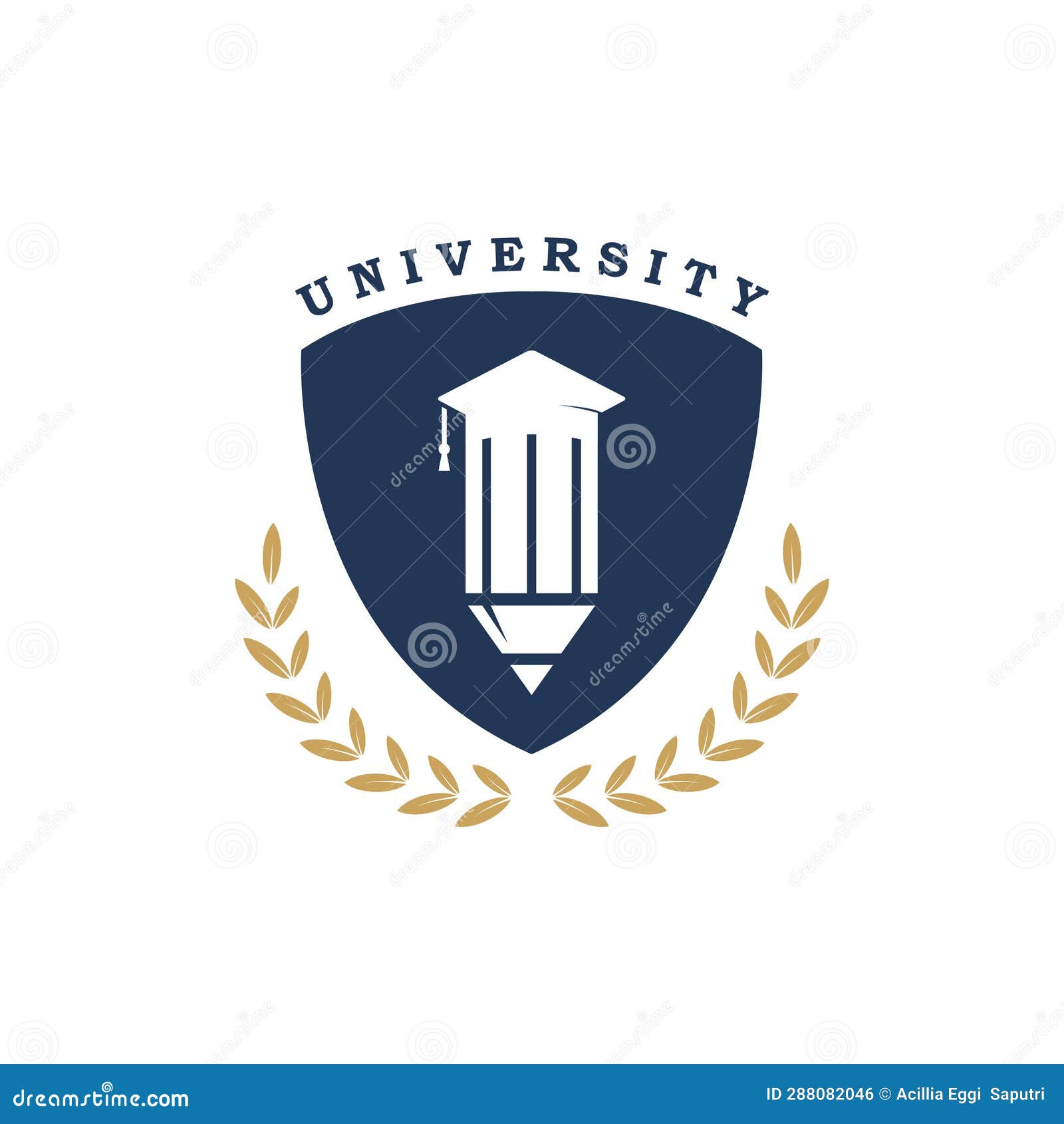 Education Logo Design with Bachelor Cap and Book Concept with Creative ...