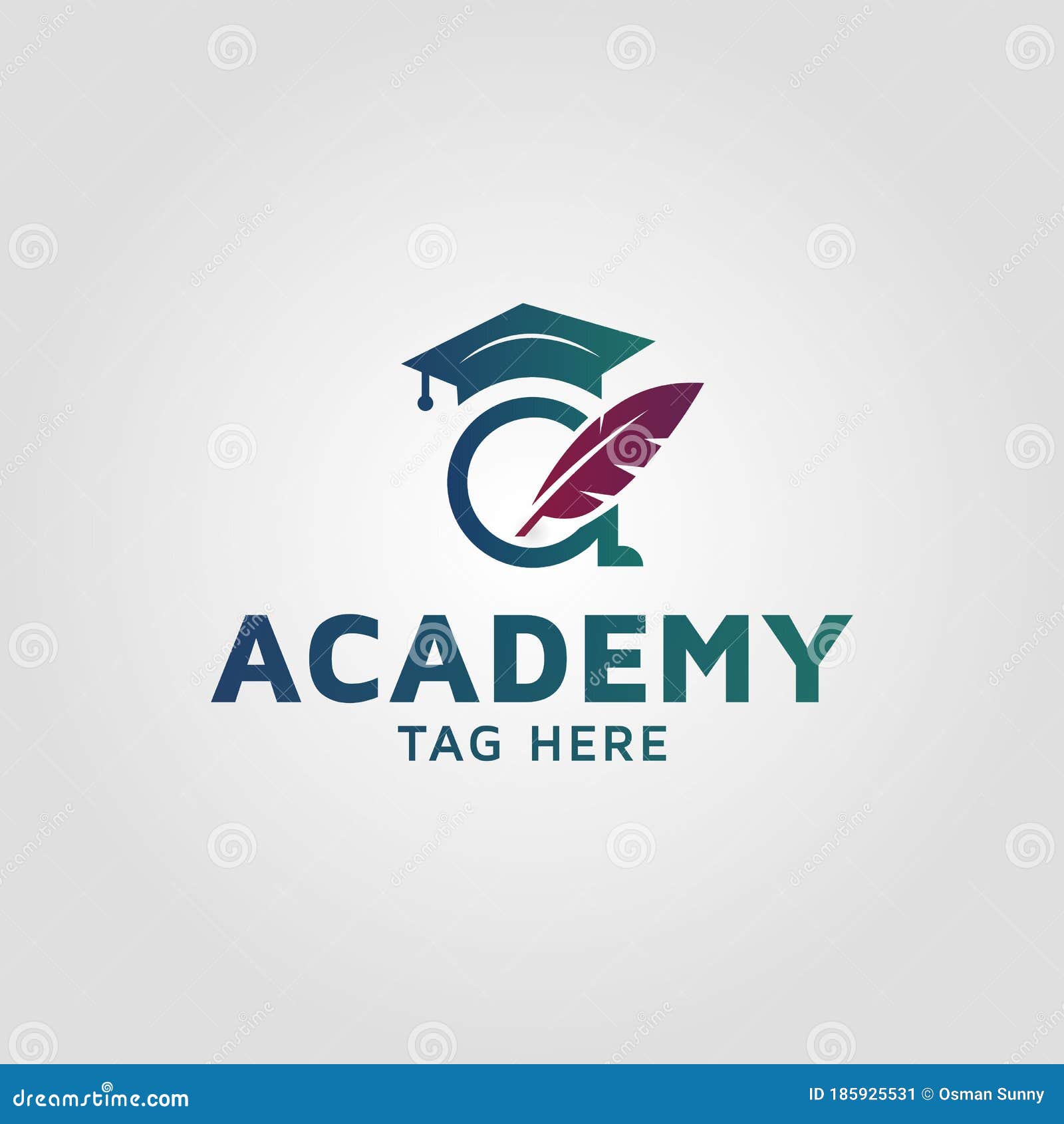 Education Logo Design, Letter a Vector Design Template Stock Vector ...