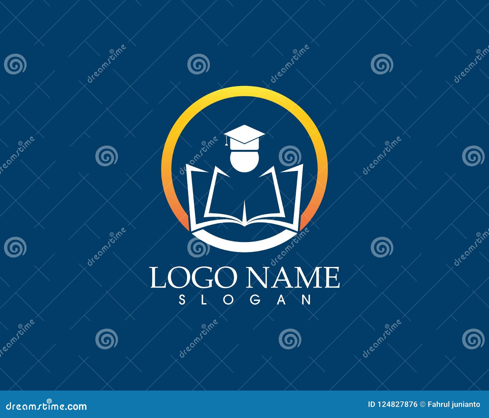 Education Logo Design Vector Template Stock Vector - Illustration of ...