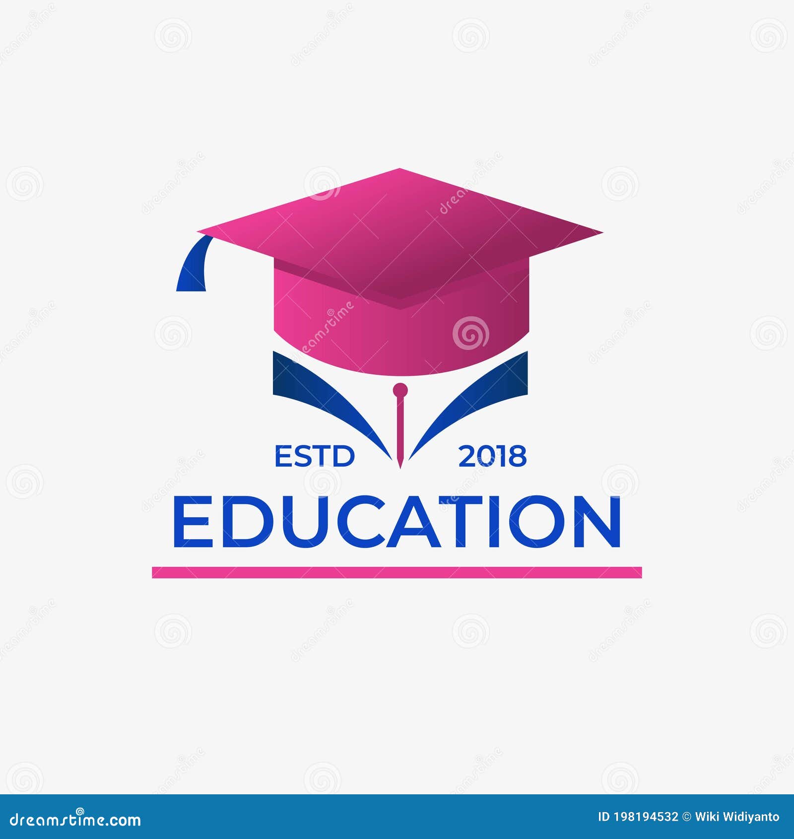 Education Logo with Simple Design. for Educational Institutions or ...