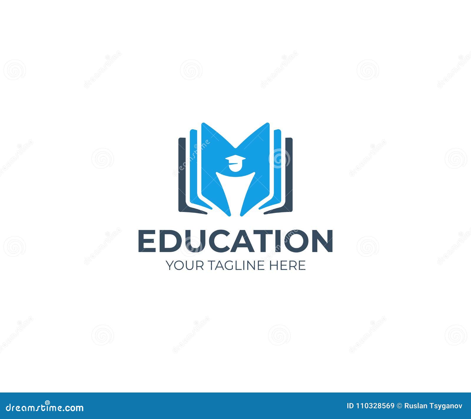 Education Logo Template. Student Learning Vector Design Stock Vector ...