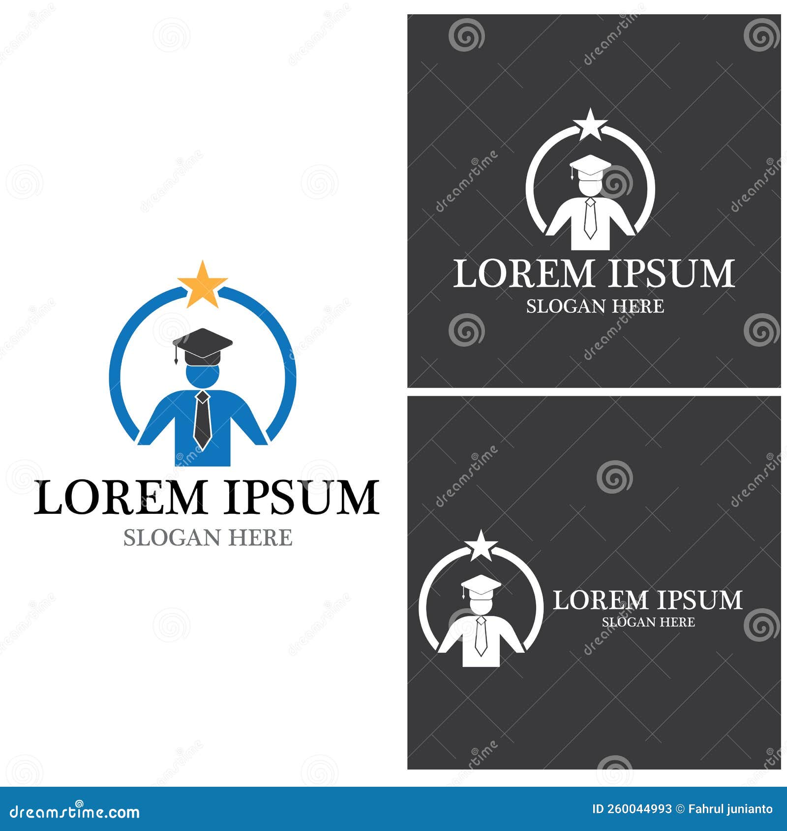 Education Logo Template Vector Stock Illustration - Illustration of ...