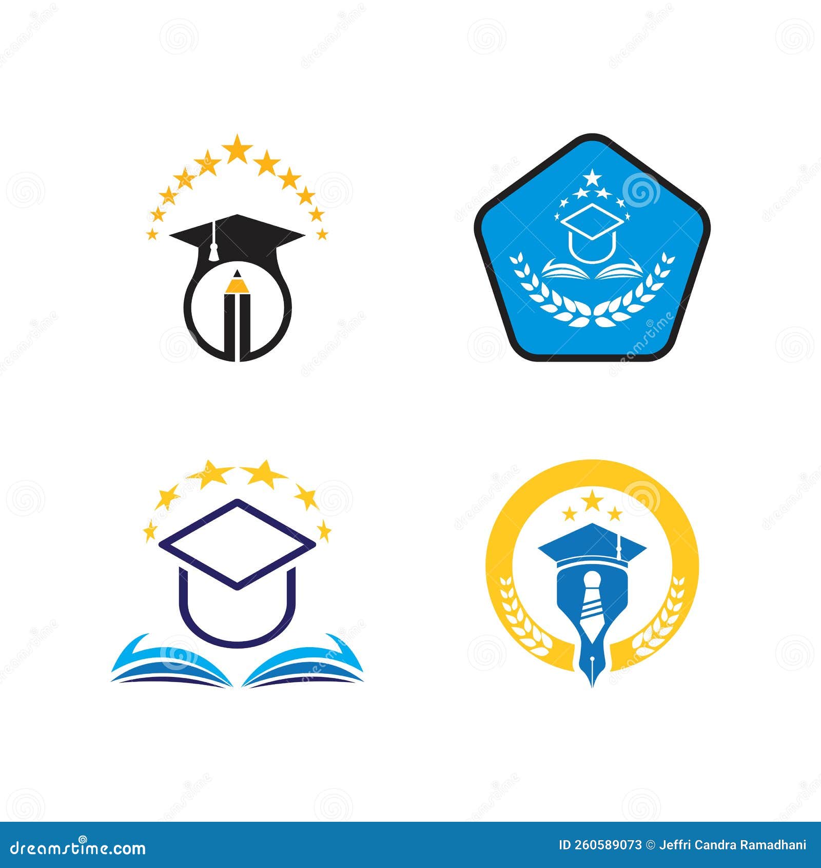 Education Logo Template Vector Stock Vector - Illustration of shape ...