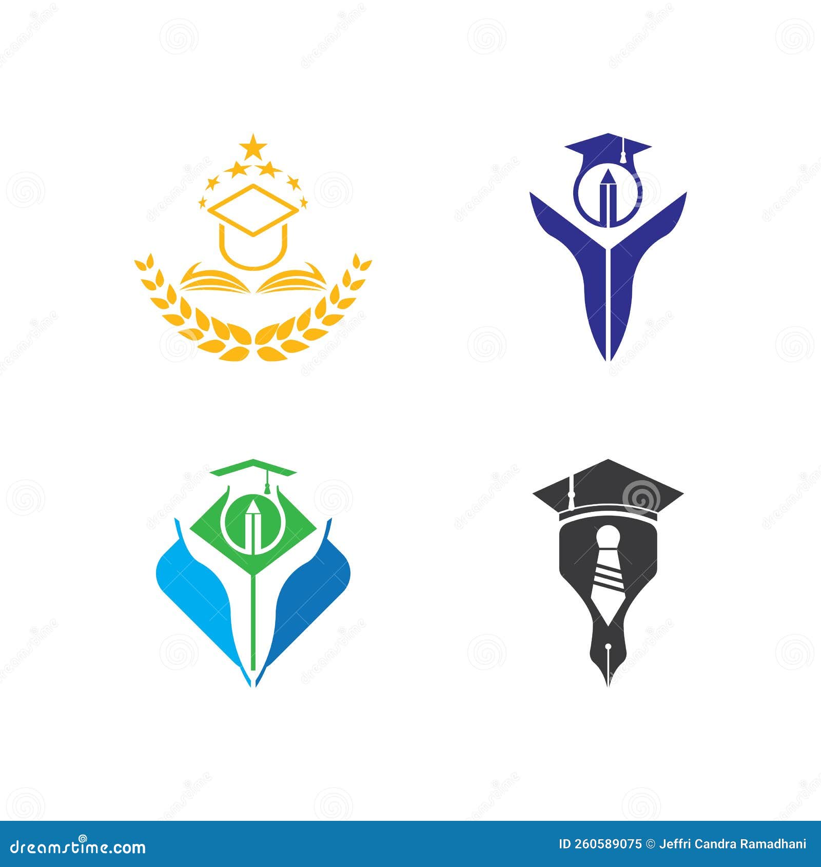 Education Logo Template Vector Stock Vector - Illustration of ...