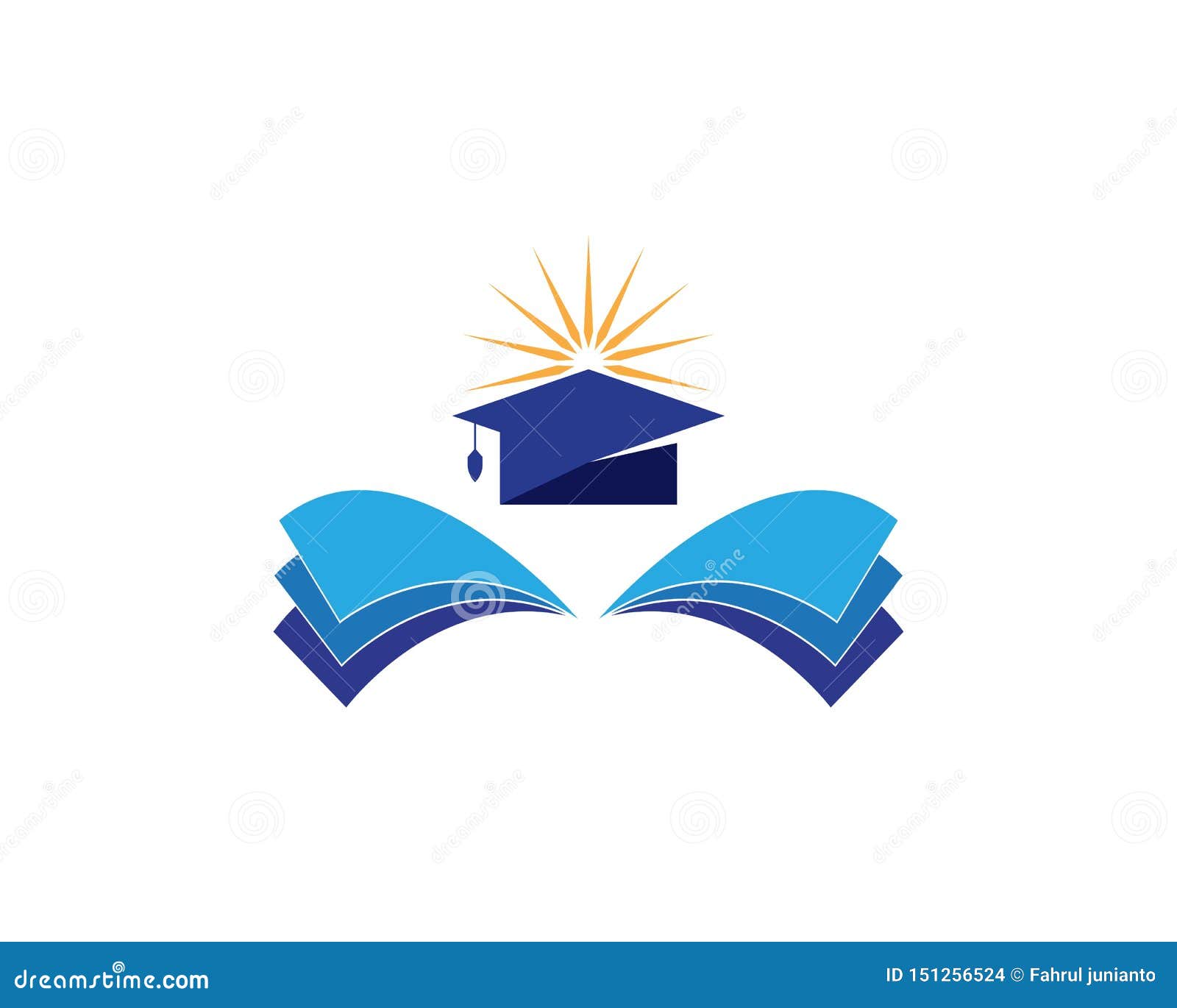 Education Logo Template Vector Stock Vector - Illustration of high ...